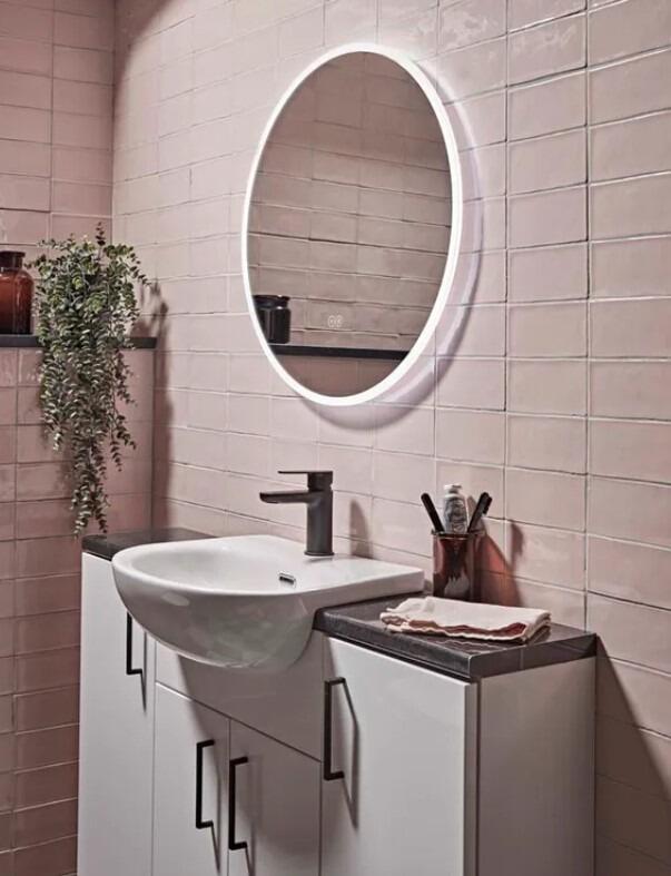 Resonate Bluetooth Circular Mirror 600mm