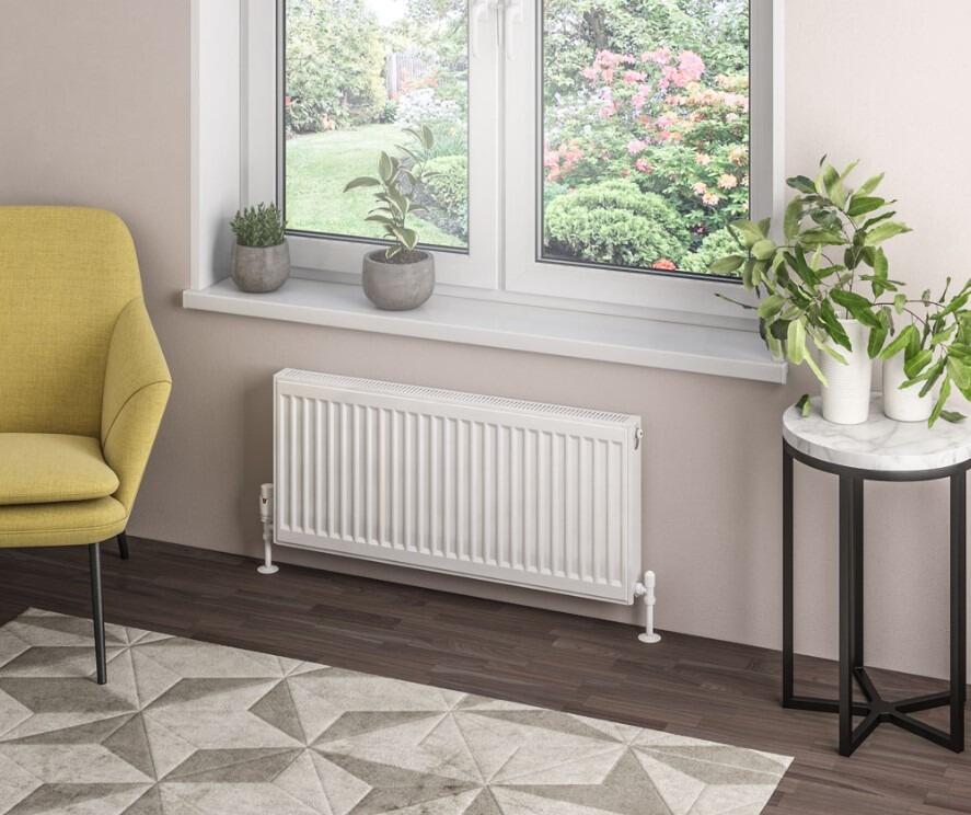 Type 21 Compact Panel Radiator 400 x 900 Gloss White