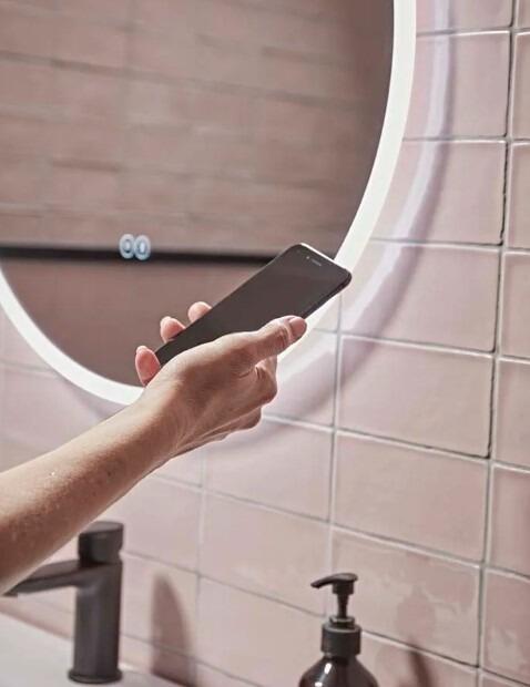 Resonate Bluetooth Circular Mirror 600mm