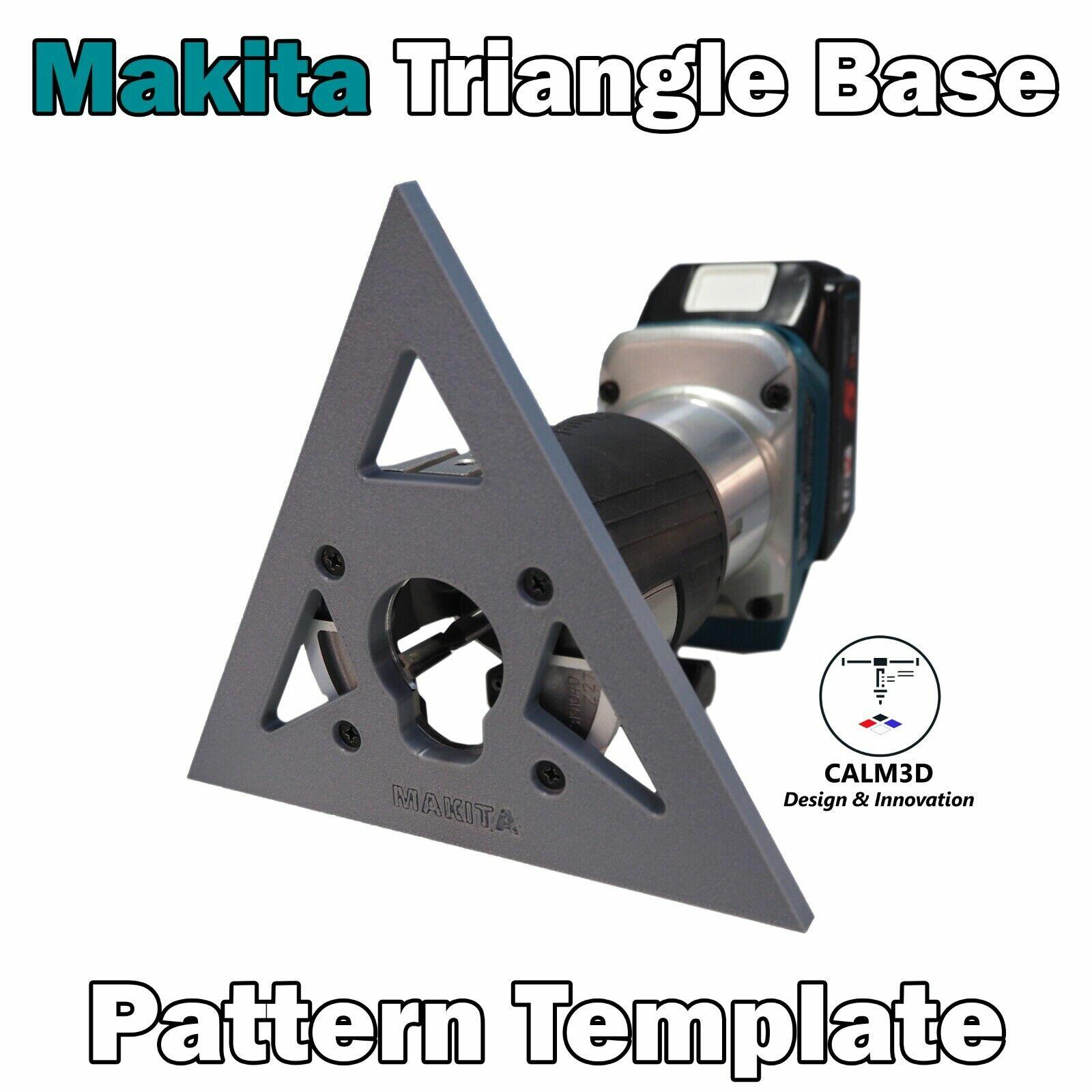 Makita DRT50 & RT0700C Compatible Triangular Trim Router Base – INC P&P