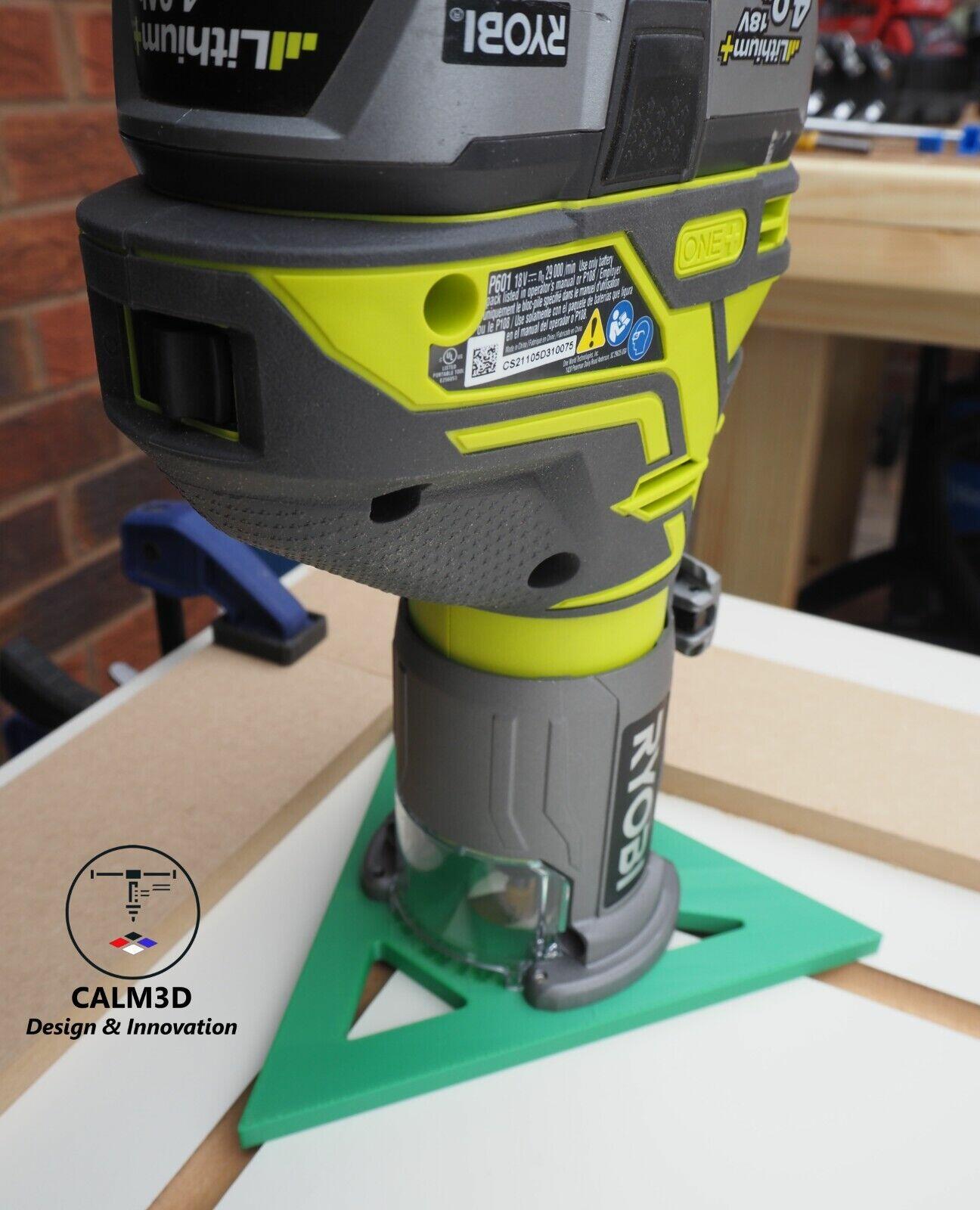 Ryobi R18TR-0 ONE+ Compatible Trim Router Replacement Triangular Base ...