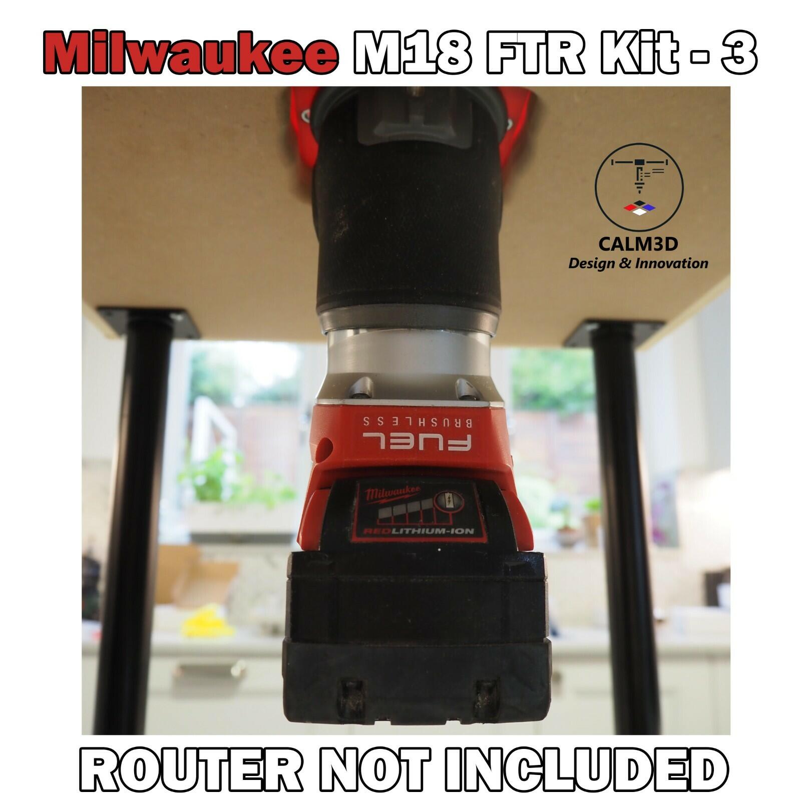 Milwaukee M18 FTR Trim Table Router Kits