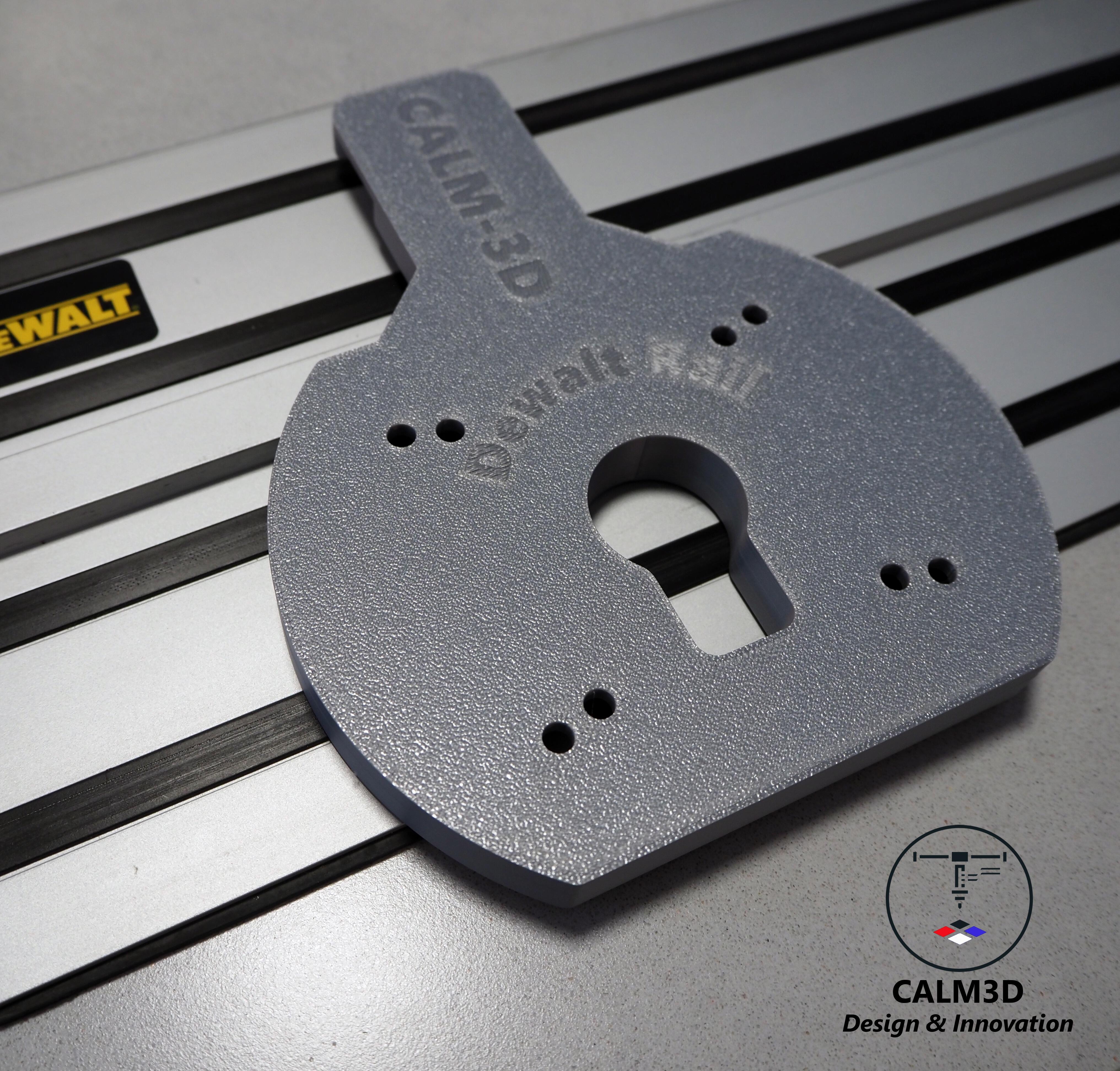 Dewalt DCW600 604 DNP612 dual fit sub-base for the Dewalt DWS5021 rail