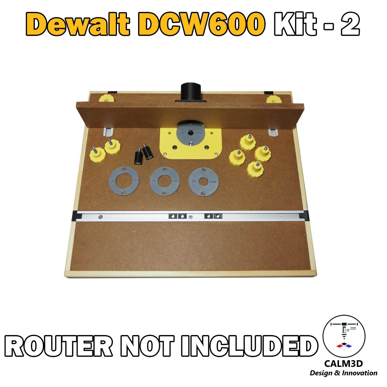 Dewalt DCW600 Trim Router Table Kits