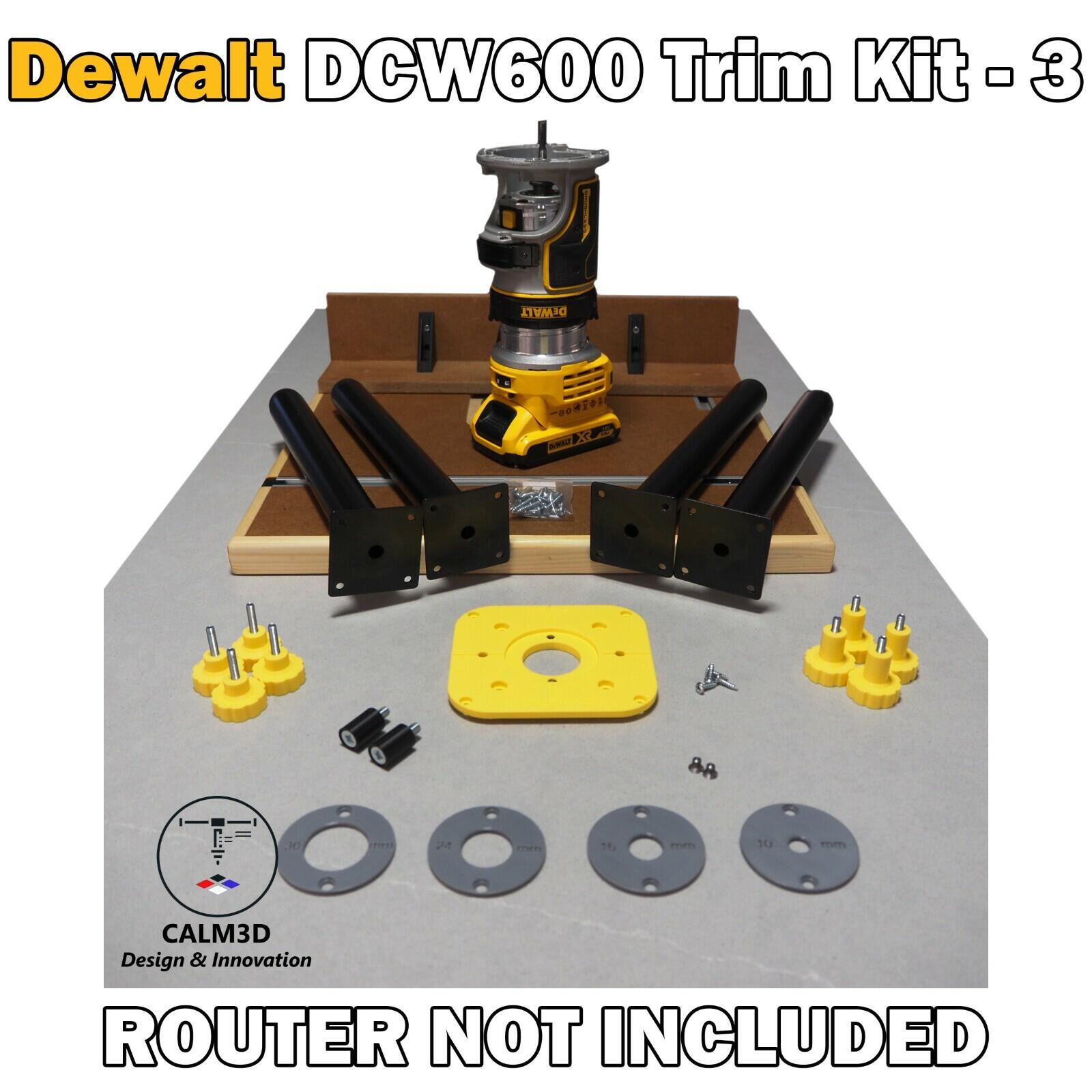 Dewalt DCW600 Trim Router Table Kits