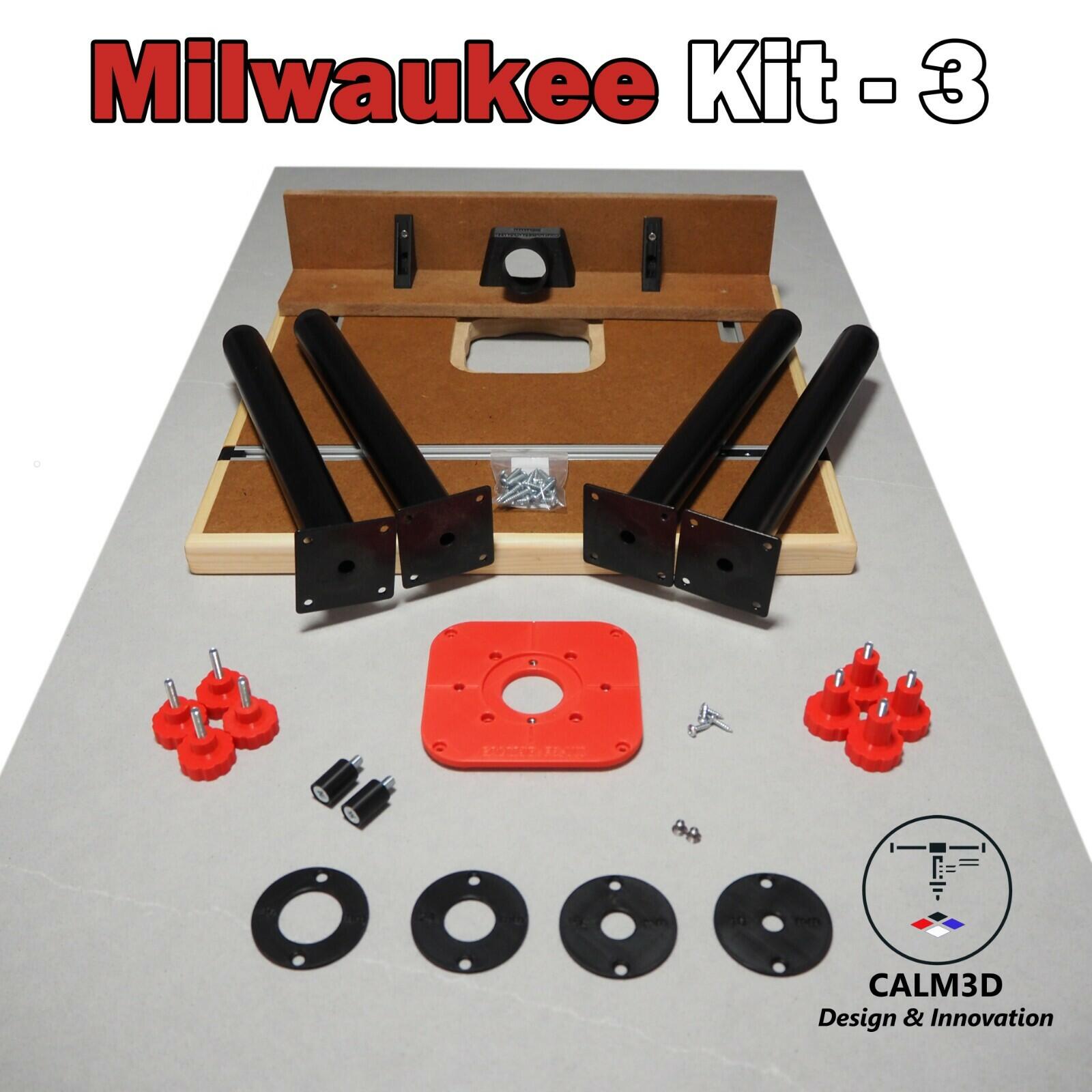 Milwaukee M18 FTR Trim Table Router Kits