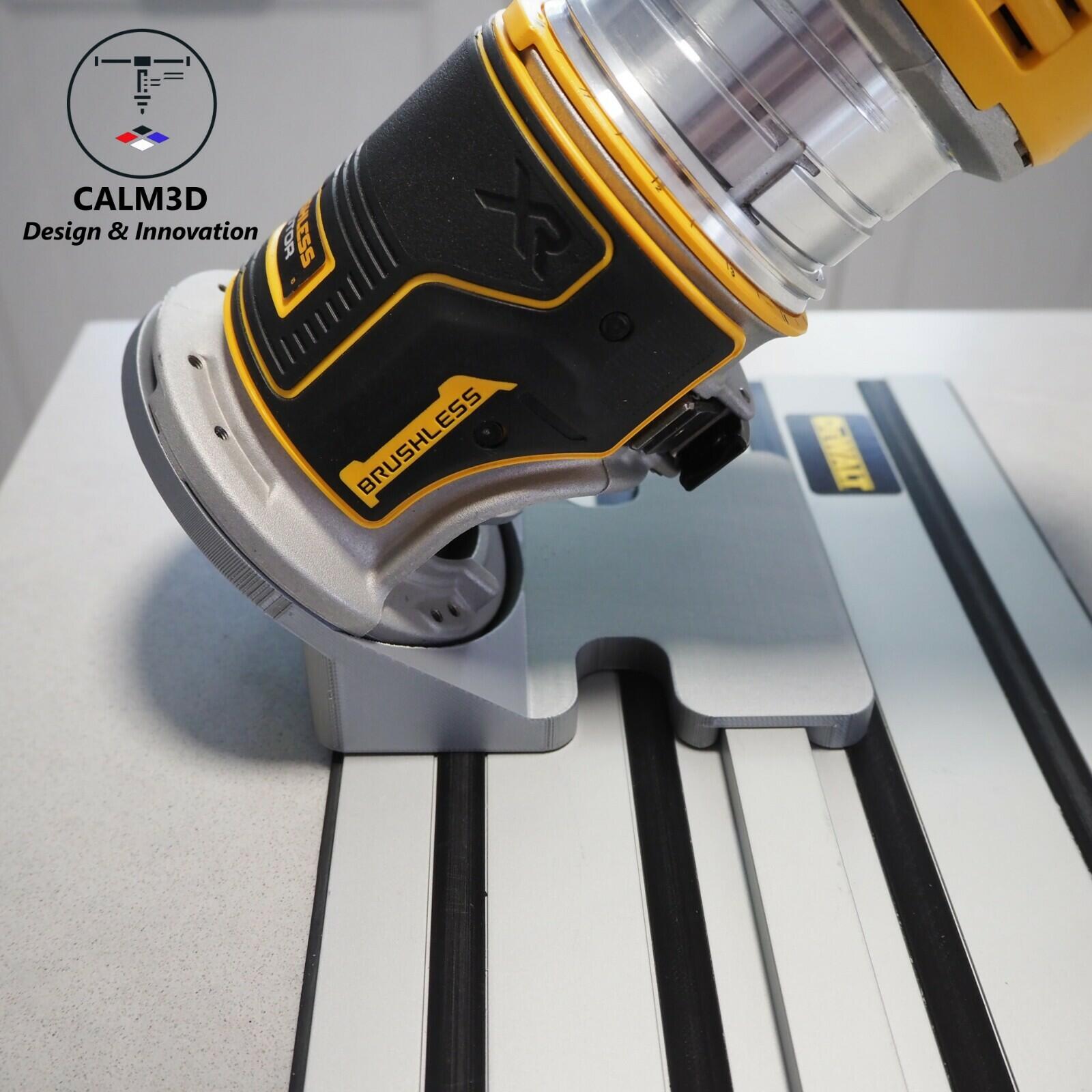 Dewalt DCW600 Compatible 45° Angled Trim Base for use on Dewalt Rail ...