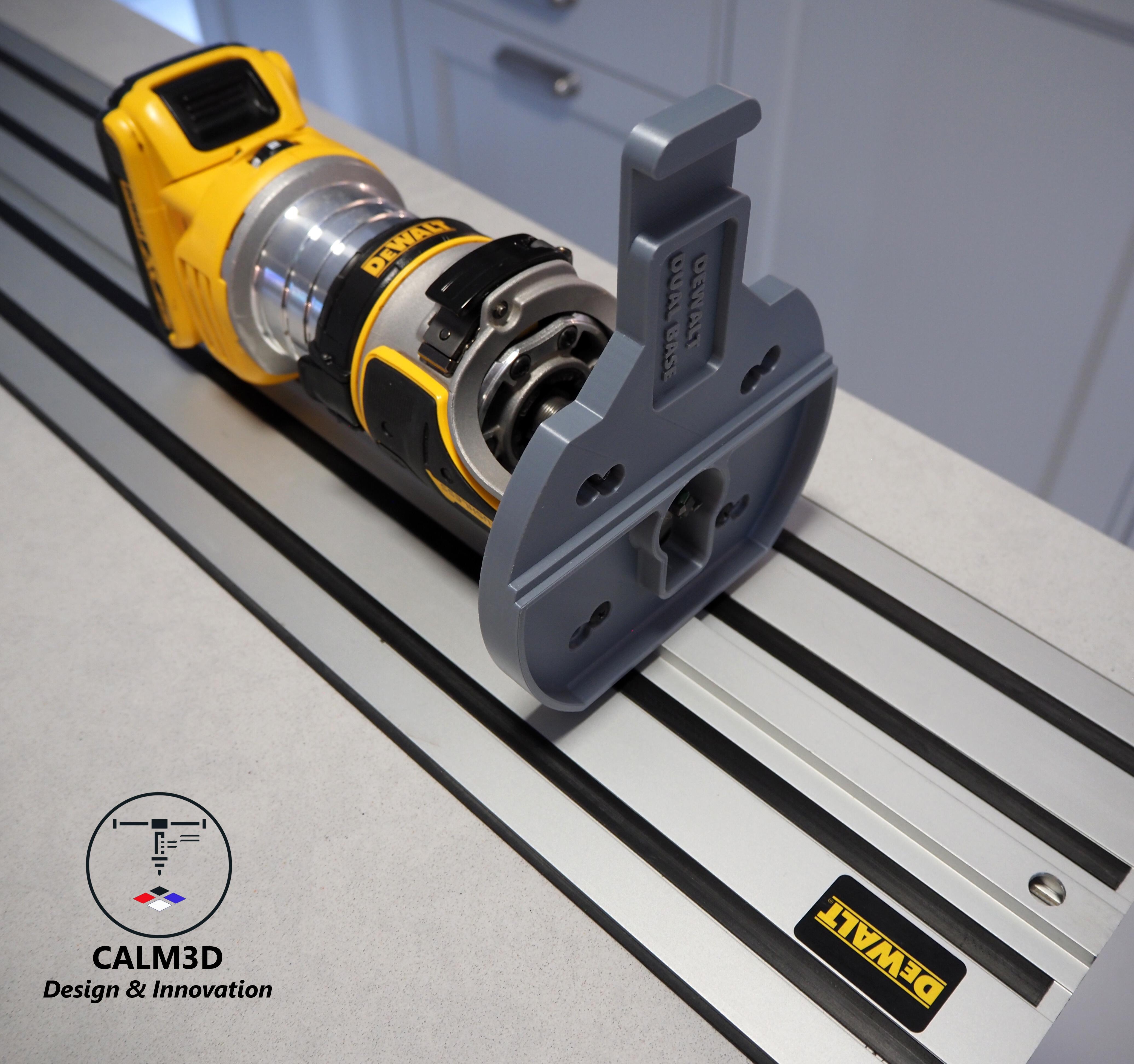 Dewalt DCW600 604 DNP612 dual fit sub-base for the Dewalt DWS5021 rail