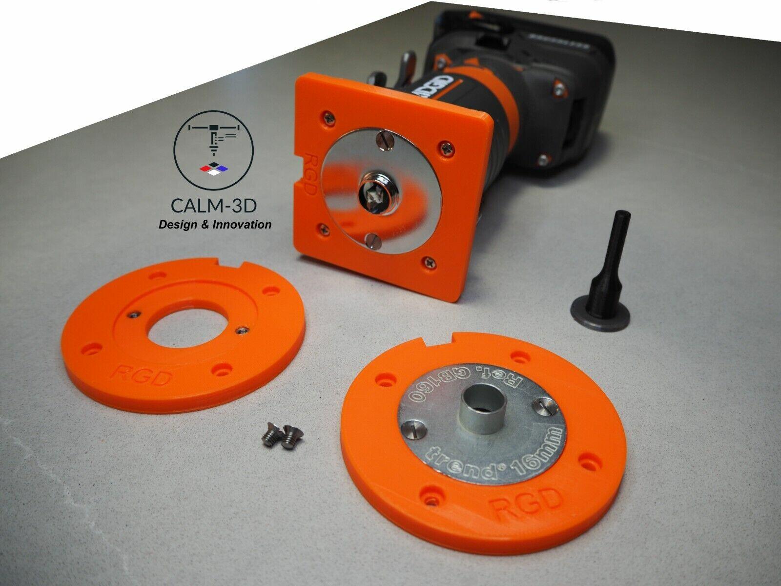 Ridgid/AEG Octane Compatible Trim Replacement Router Base with Screws ...
