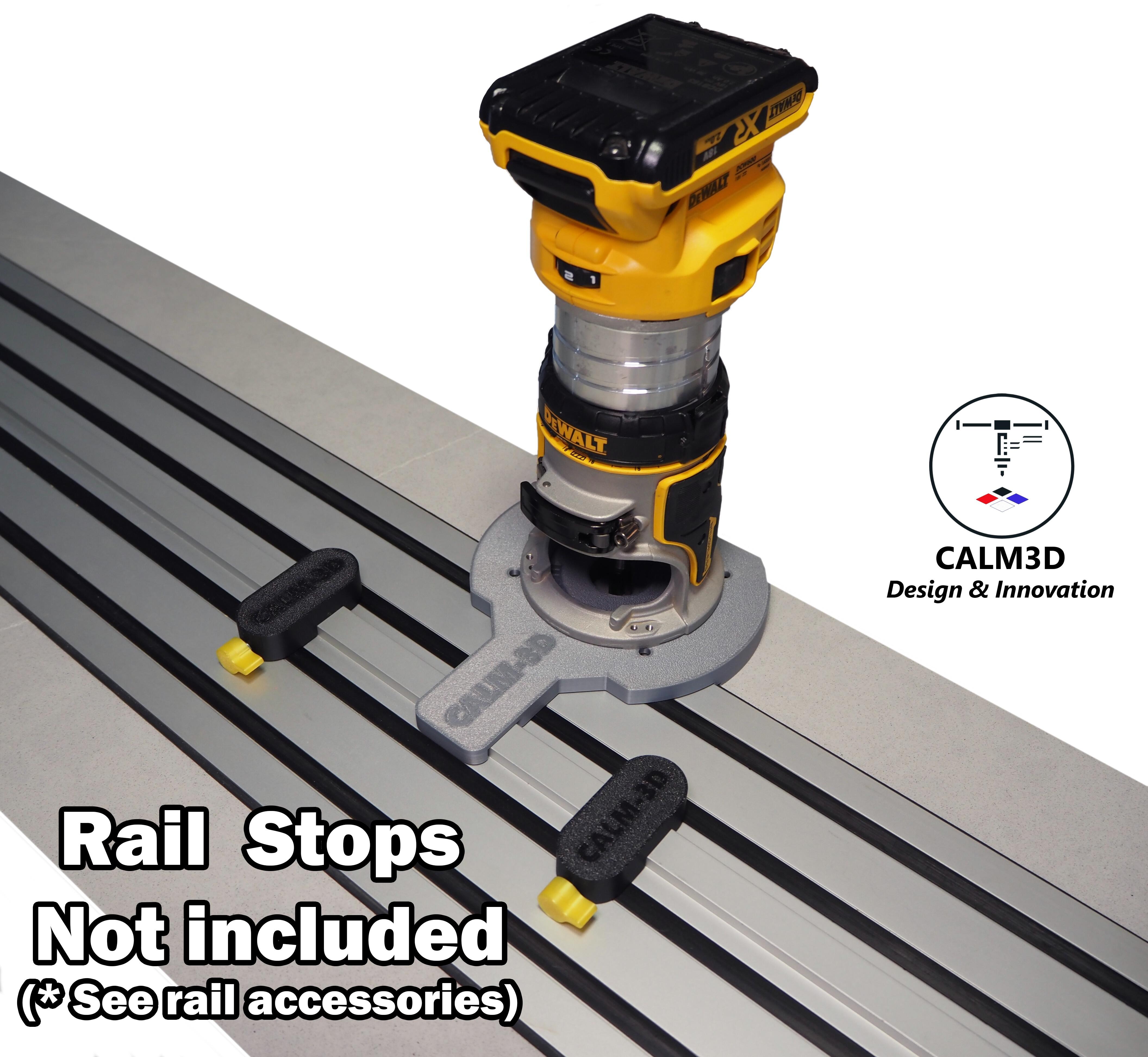 Dewalt DCW600 604 DNP612 dual fit sub-base for the Dewalt DWS5021 rail