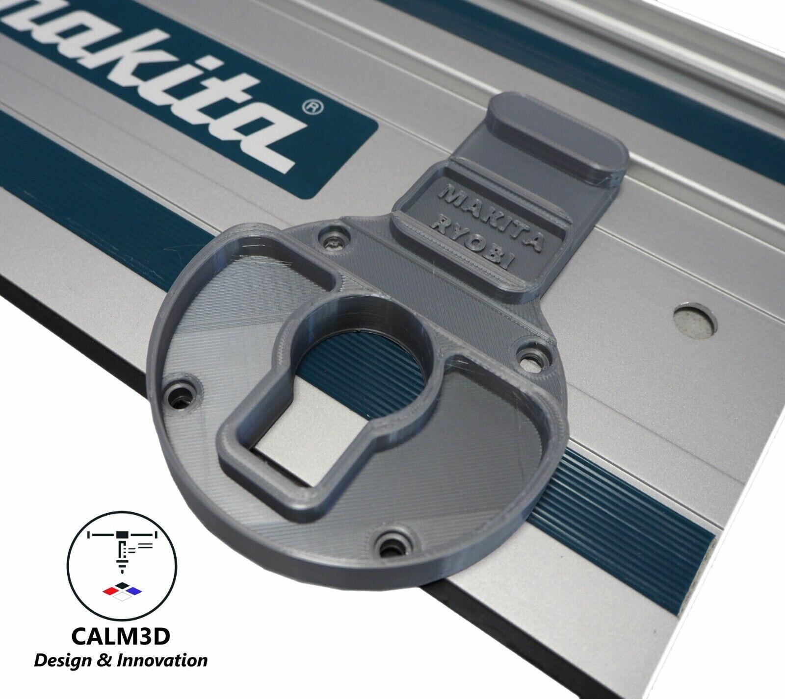 Ryobi R18TR-0 Compatible Trim Router Base for use on Makita Guide Rail ...