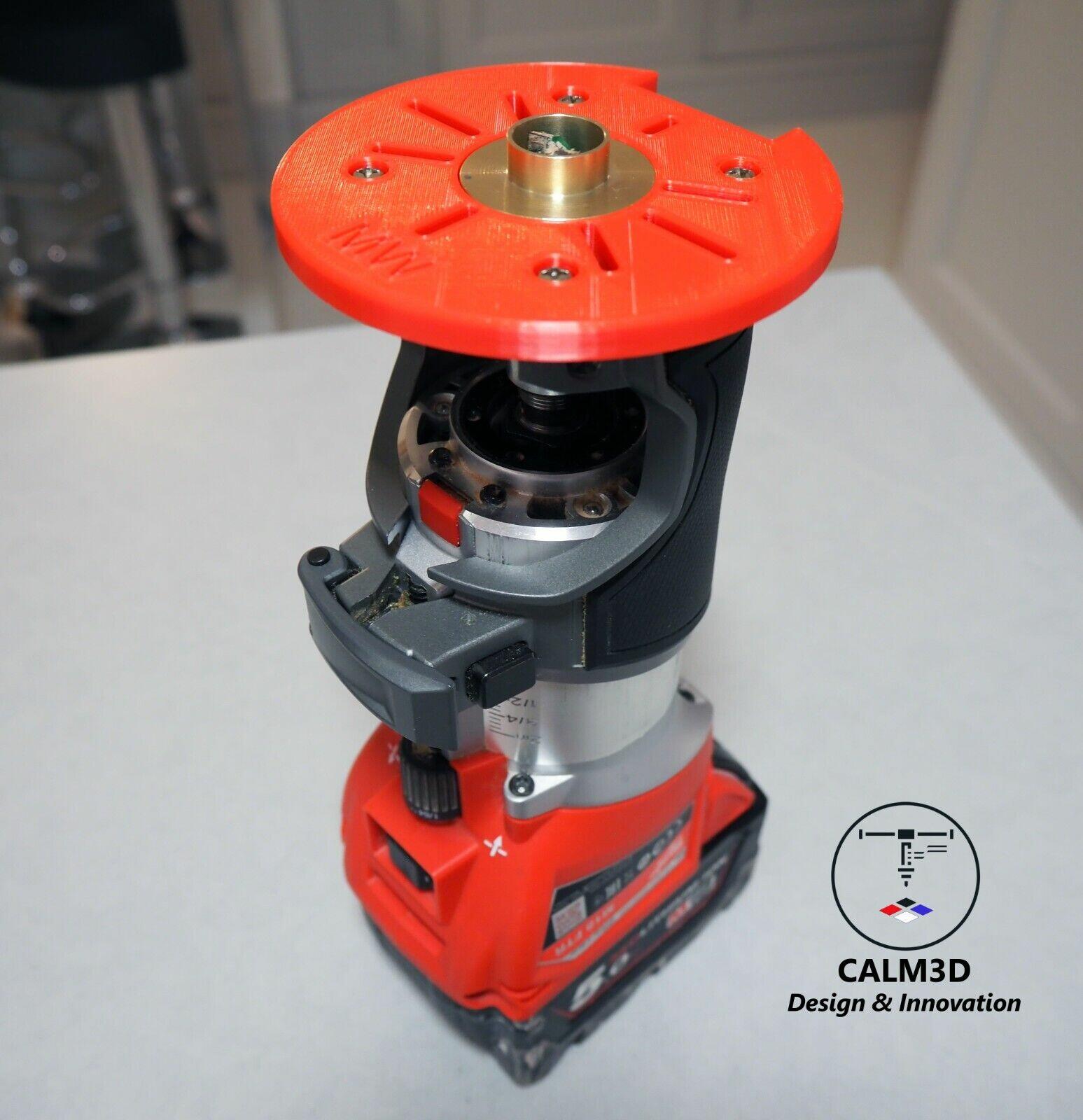 Milwaukee M18 Compatible Plunge & Trim Router Base for 35mm Bushes ...