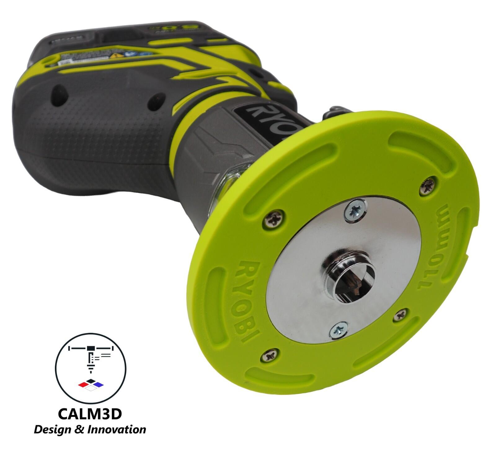 Ryobi R18TR-0 and RTR18 110mm Router Sub Base for 60mm & 35mm Bushes ...