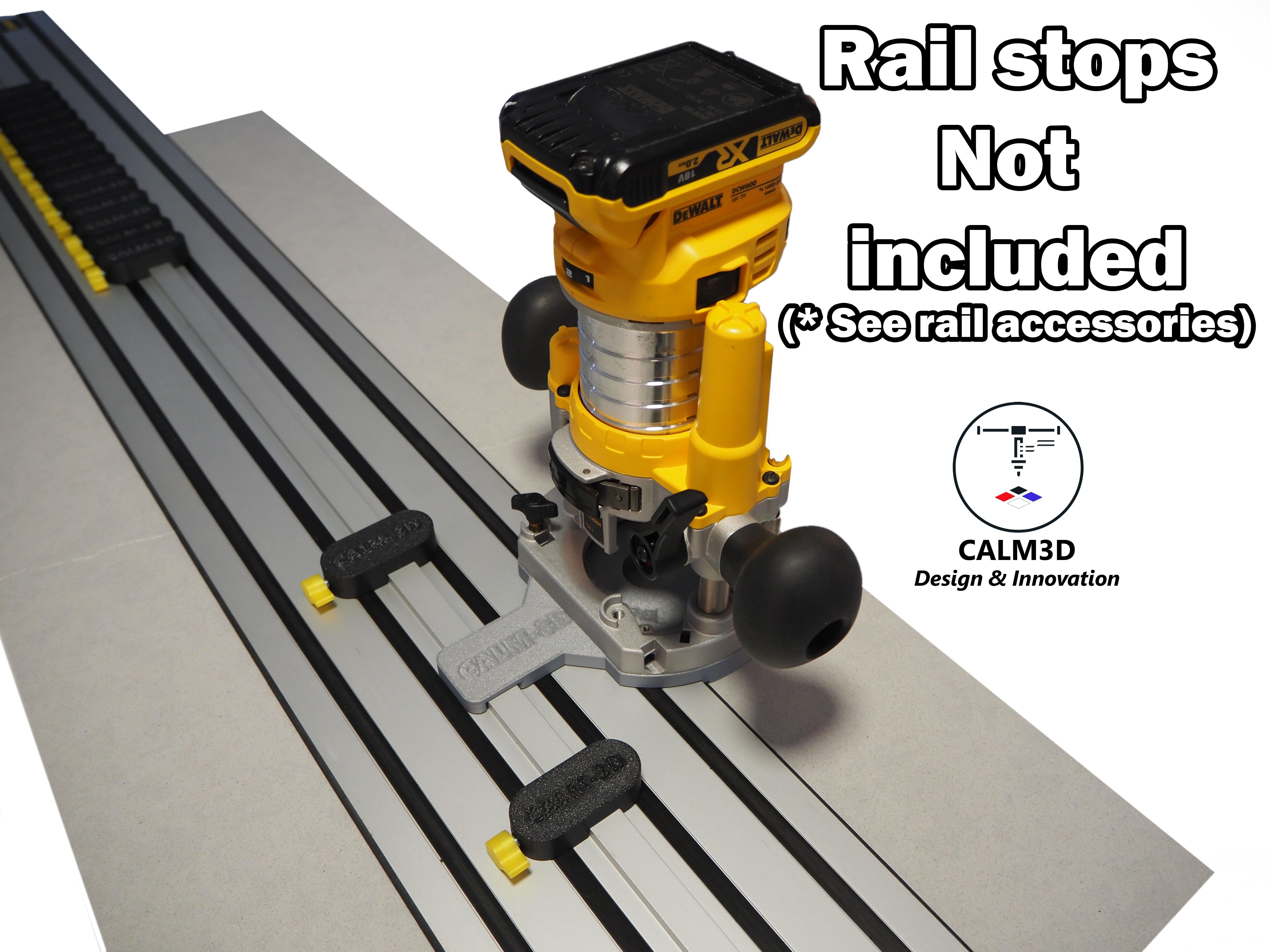 Dewalt DCW600 604 DNP612 dual fit sub-base for the Dewalt DWS5021 rail