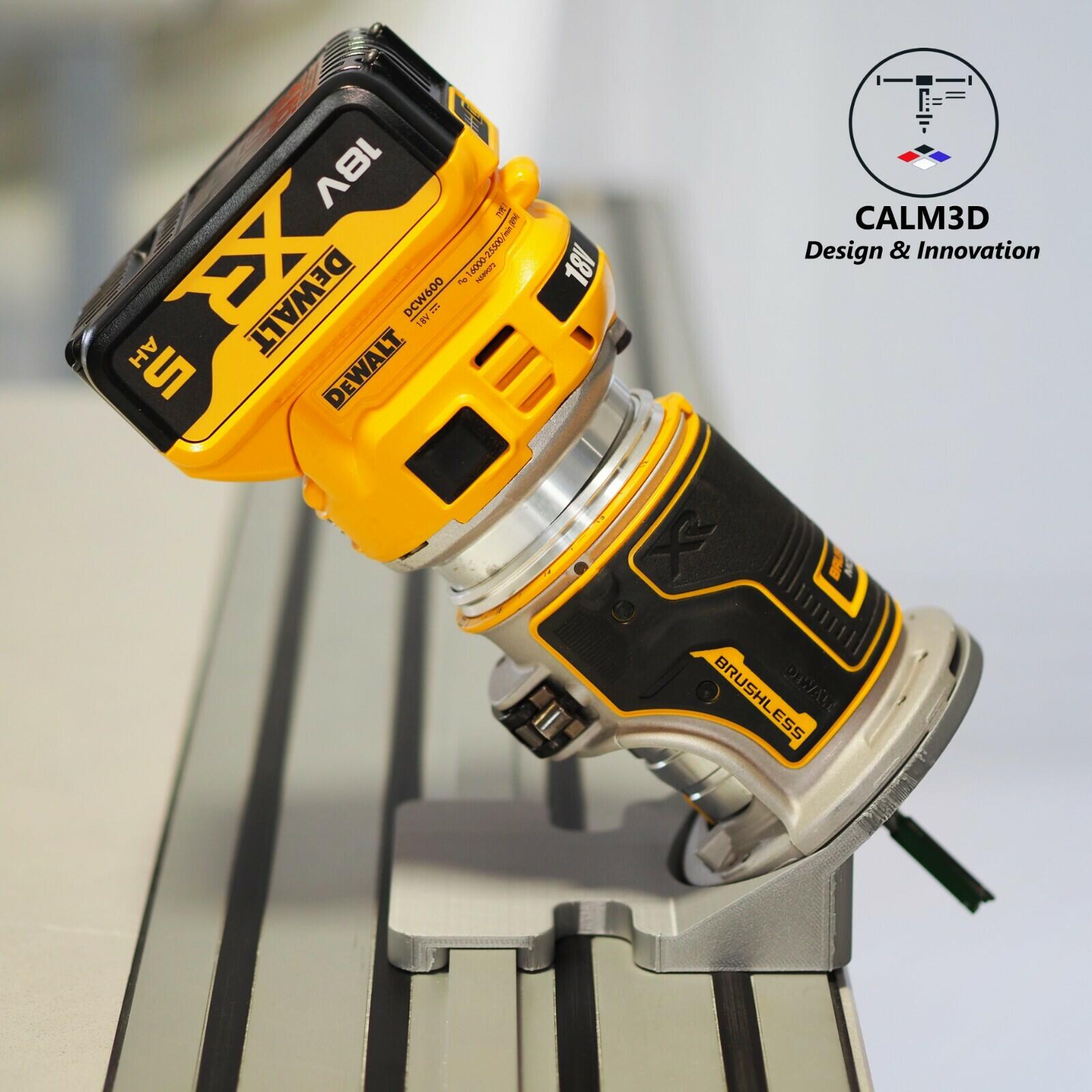 Dewalt DCW600 Compatible 45° Angled Trim Base for use on Dewalt Rail ...