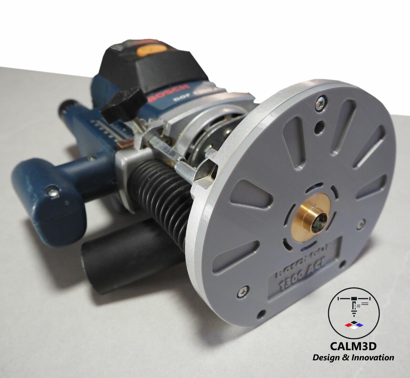 Bosch GOF 1300 Compatible Plunge Router Base for Brass Guide Bushes ...