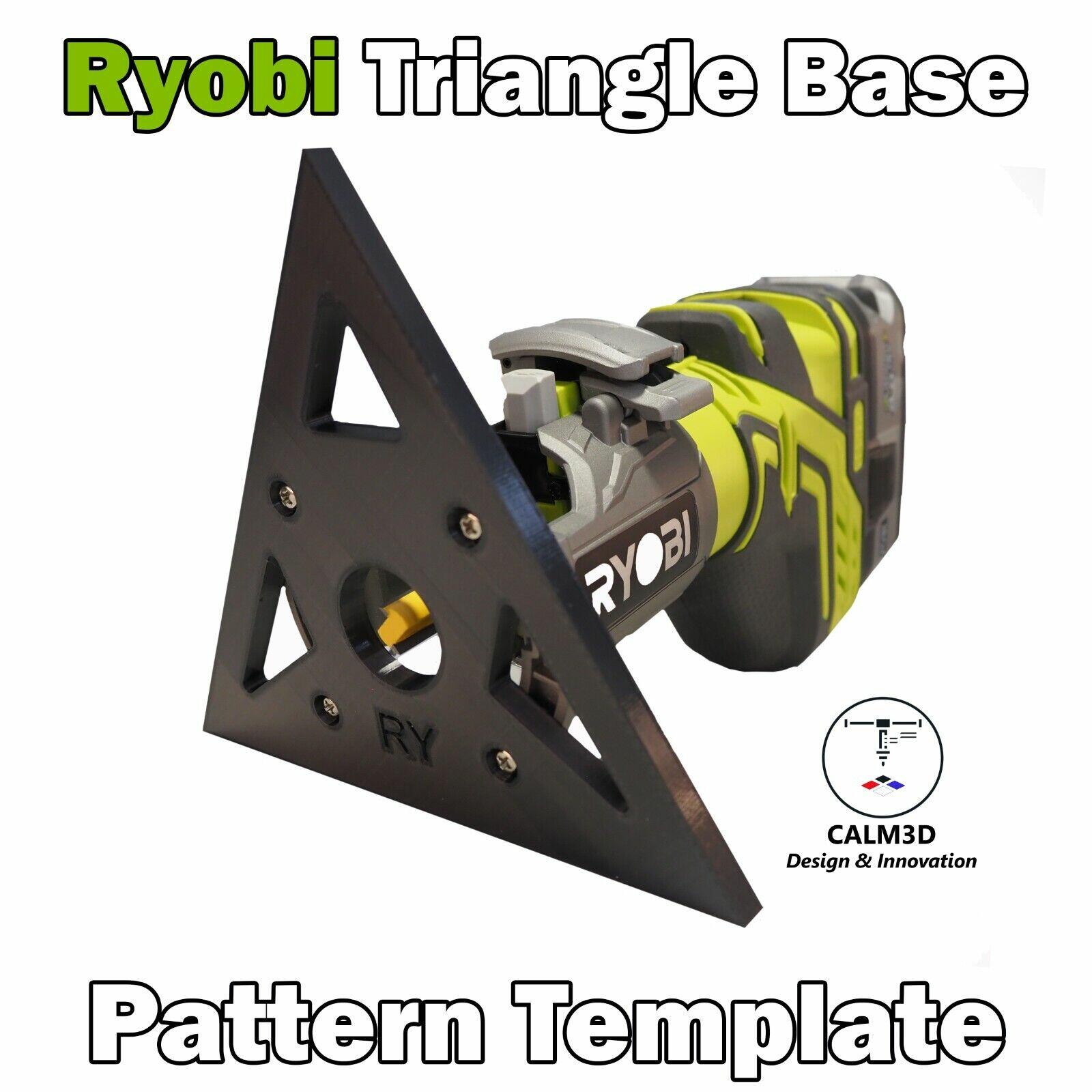 Ryobi R18TR-0 ONE+ Compatible Trim Router Replacement Triangular Base ...