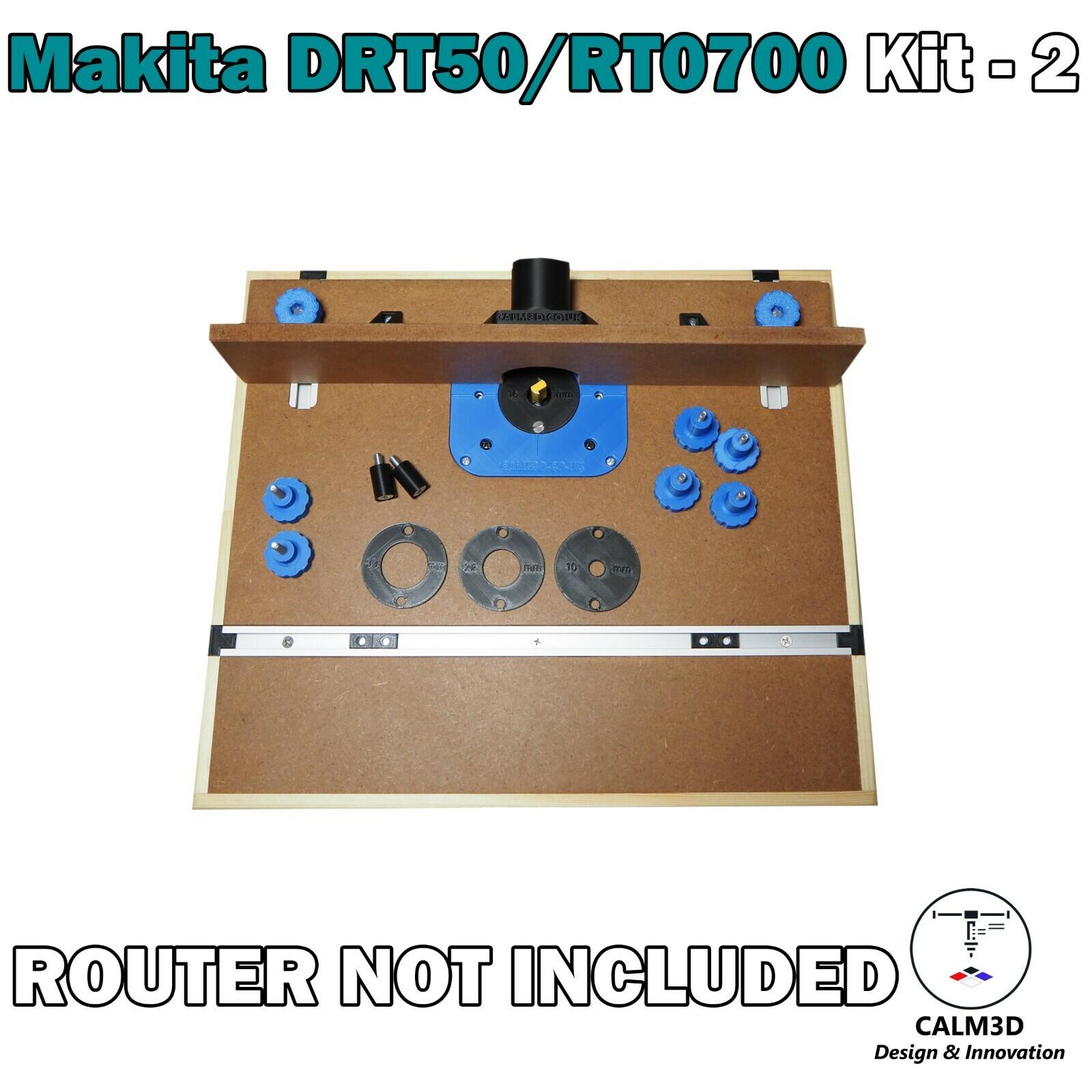 Makita DRT50 & RT0700 Trim Table Router Kits