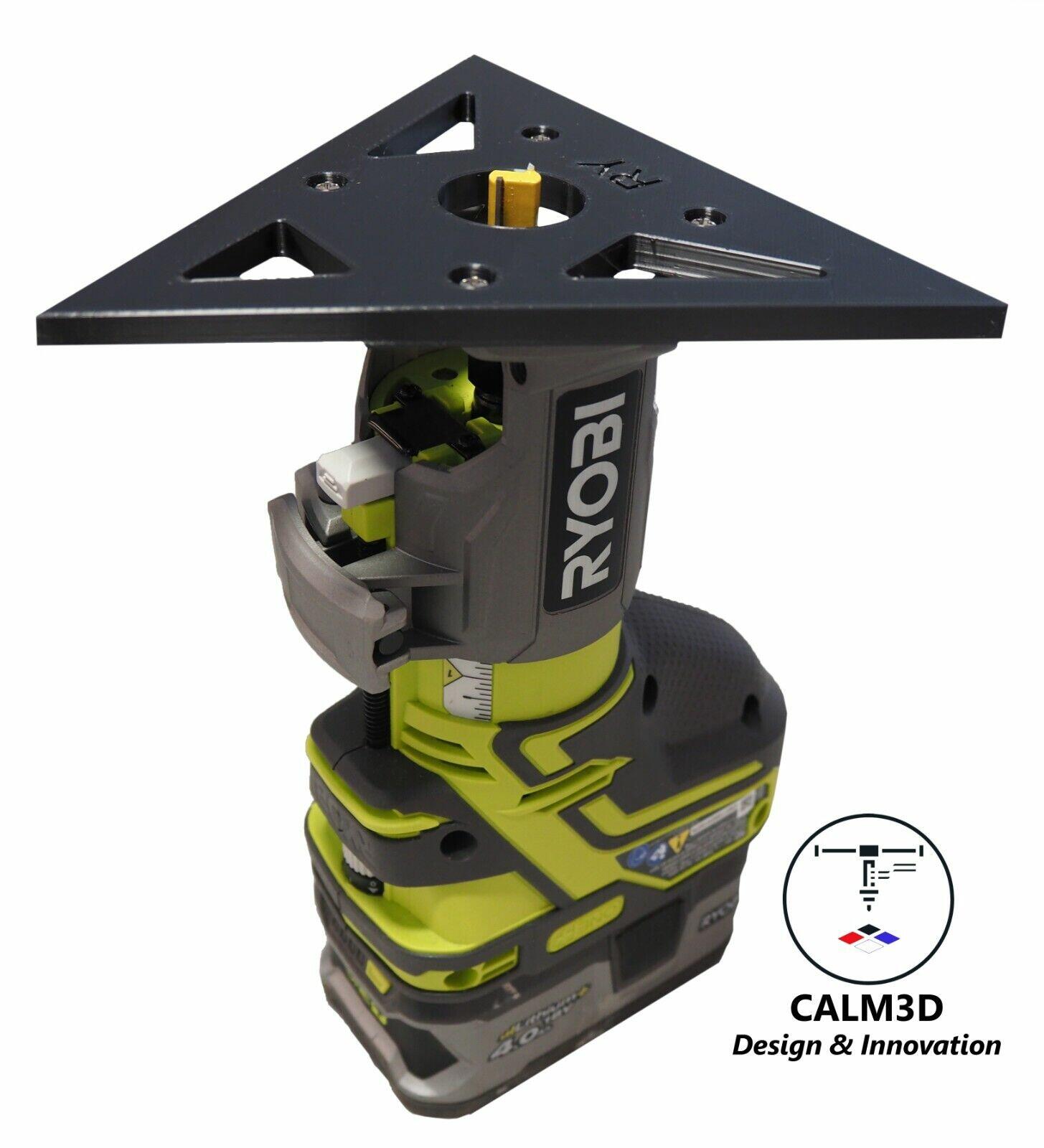 Ryobi R18TR-0 ONE+ Compatible Trim Router Replacement Triangular Base ...