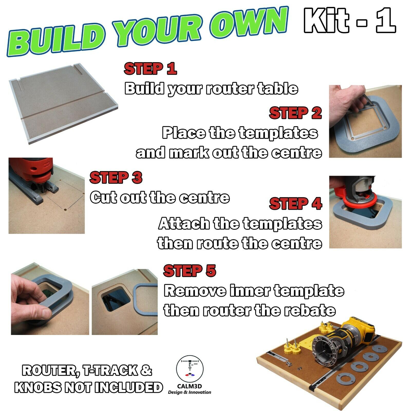 Dewalt DCW600 Trim Router Table Kits