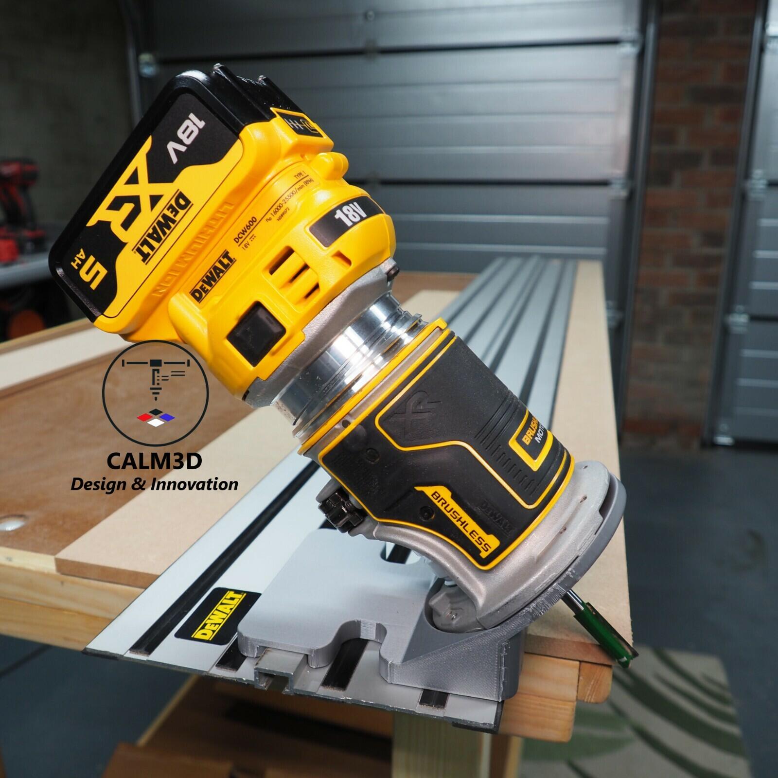 Dewalt DCW600 Compatible 45° Angled Trim Base for use on Dewalt Rail ...