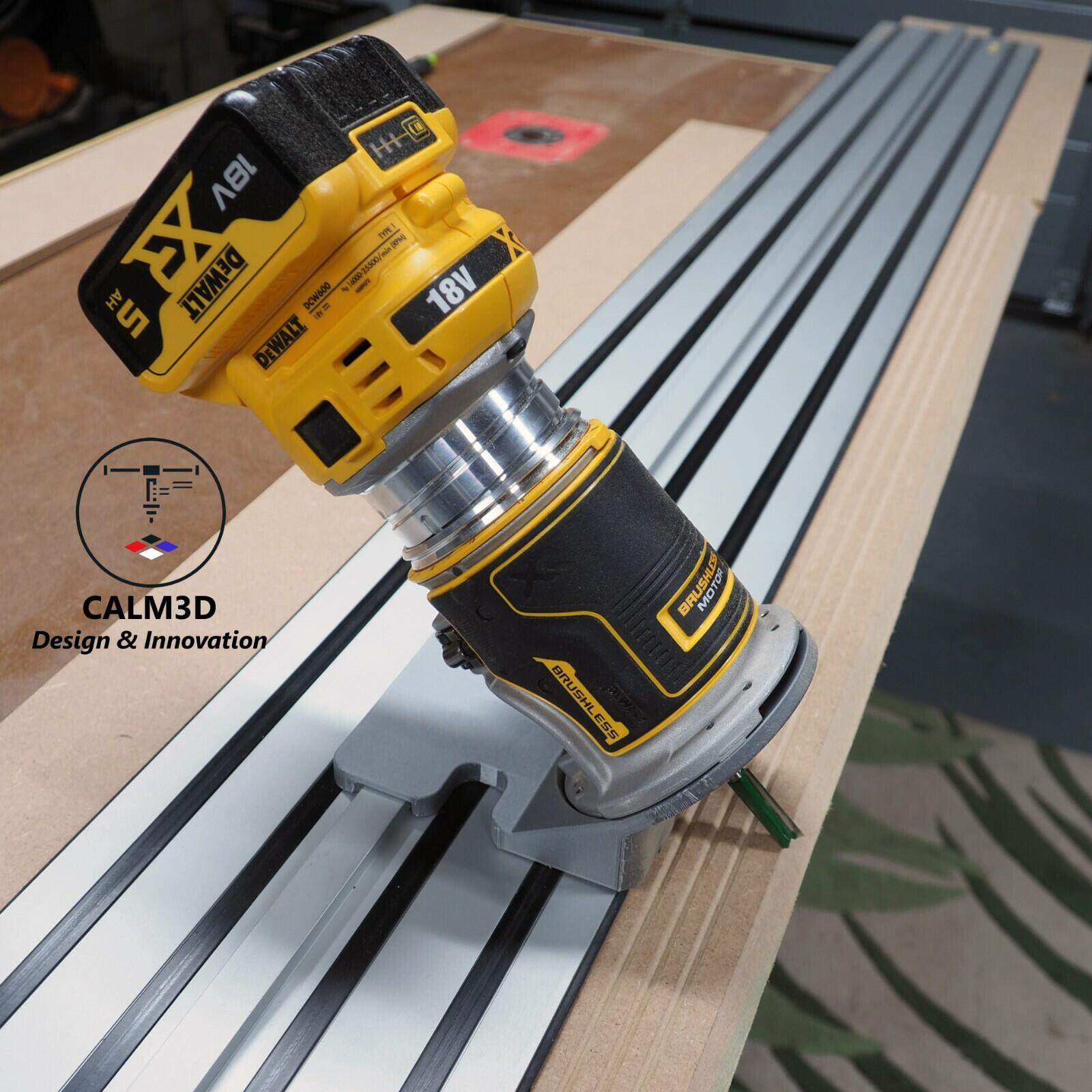 Dewalt DCW600 Compatible 45° Angled Trim Base for use on Dewalt Rail ...