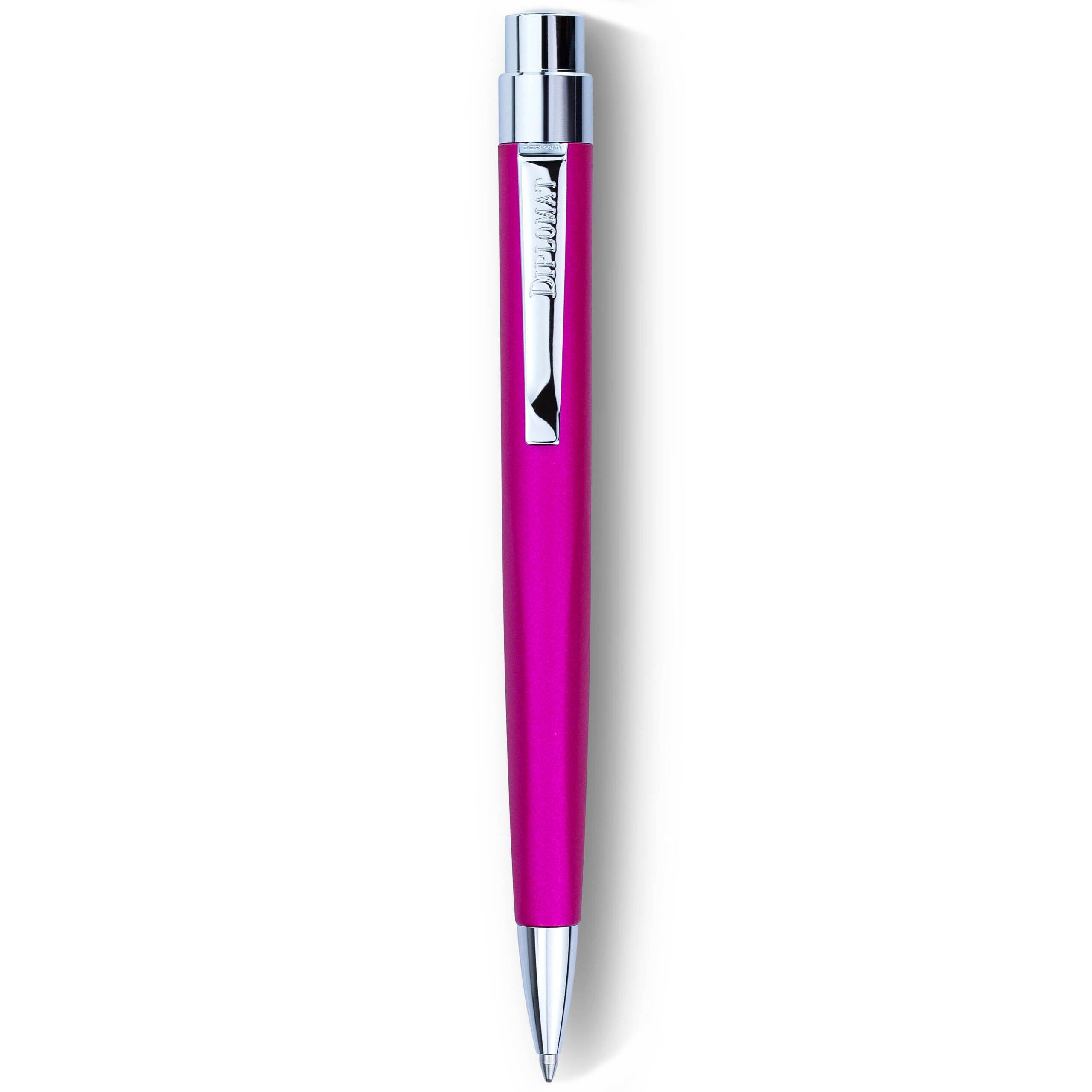 Diplomat Magnum Hot Pink Ballpoint Pen - SeriouslyPens.co.uk