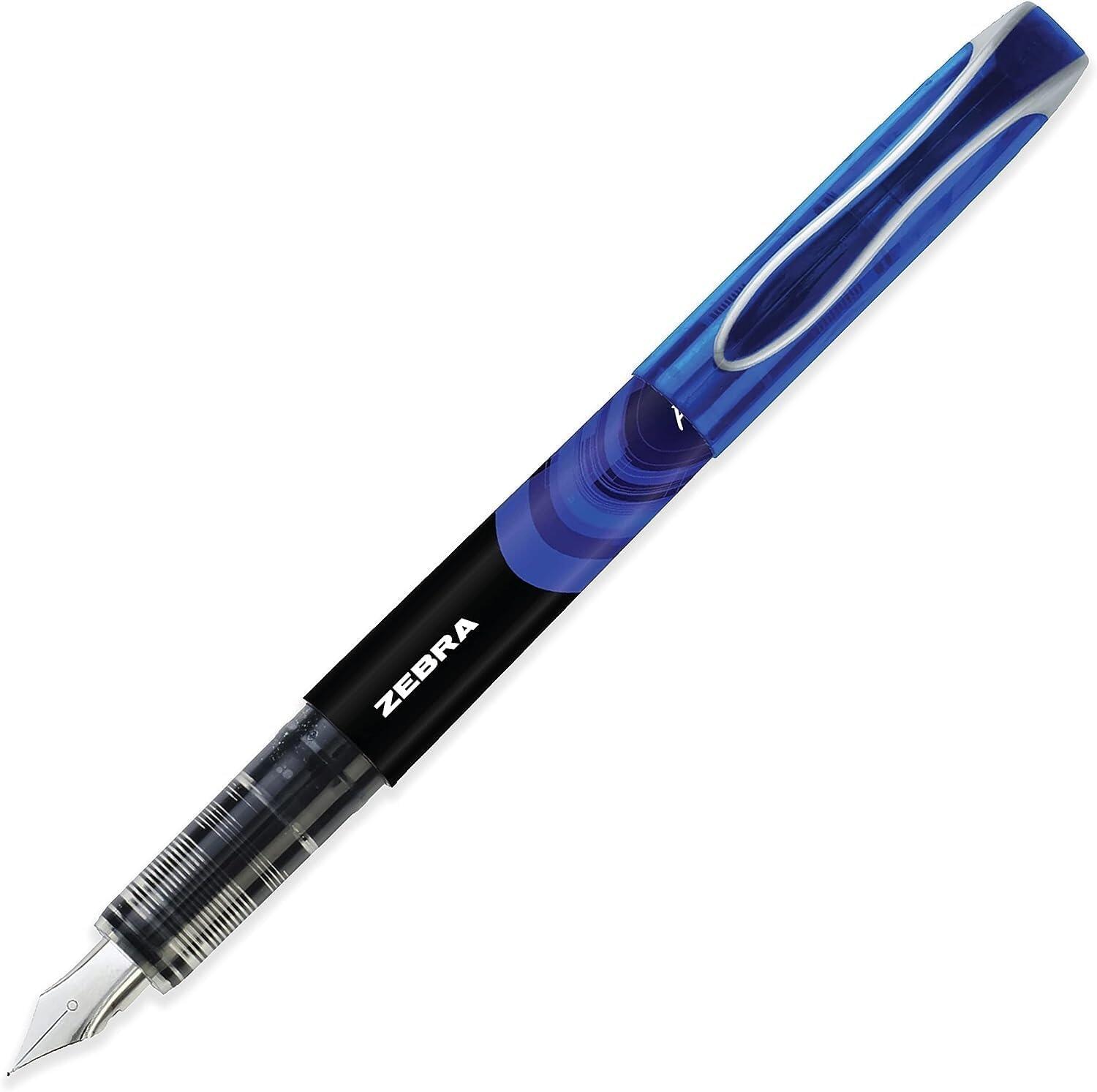 Zebra Fuente Disposable Fountain Pen - Blue | Seriously Pens