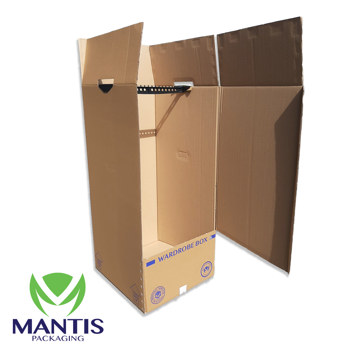 Wardrobe Boxes Short 18 x 20 x 40" (includes plastic rail)