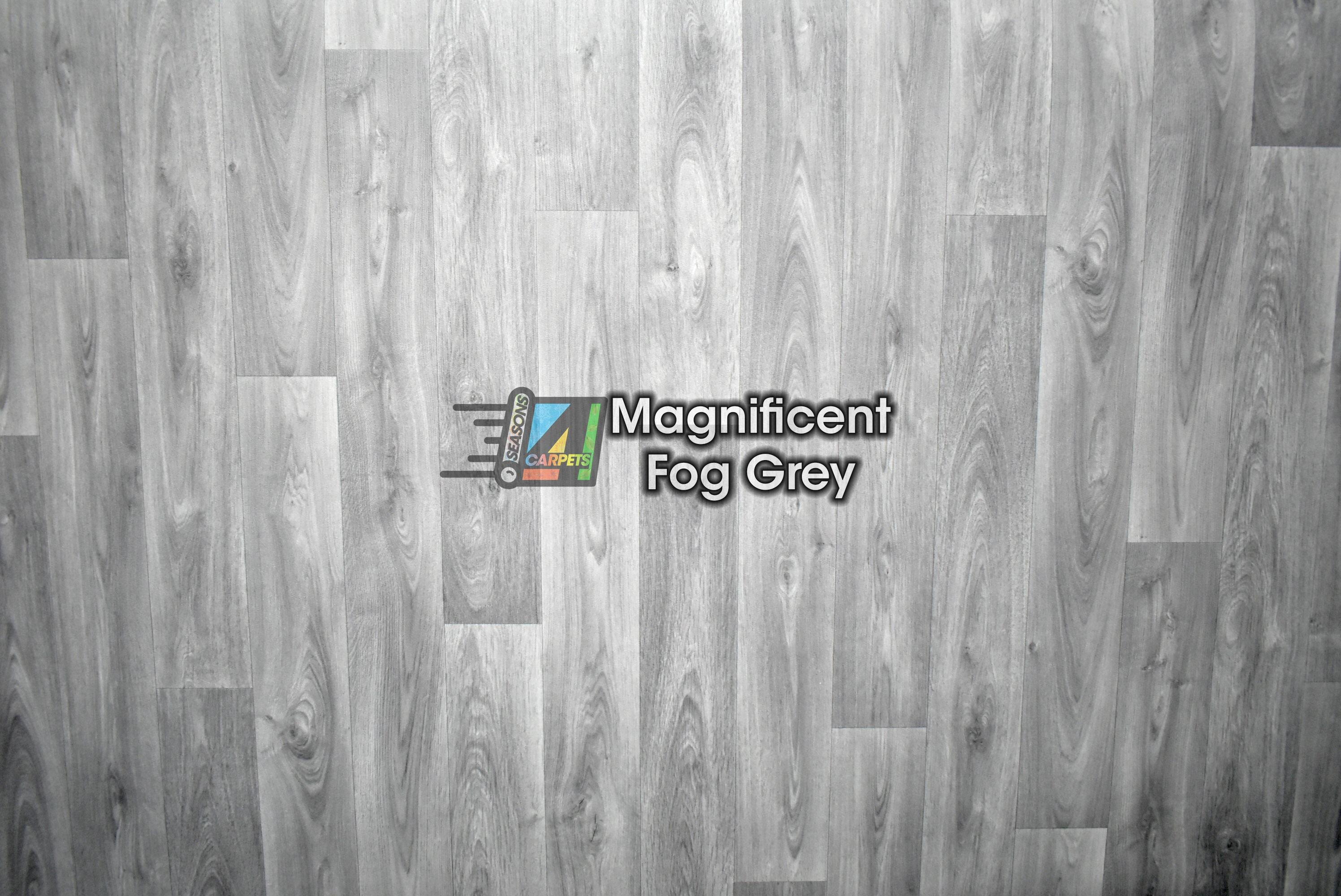 Magnificent Fog Grey Vinyl Roll End 2.90 x 3m (9' 6" x 9' 10")