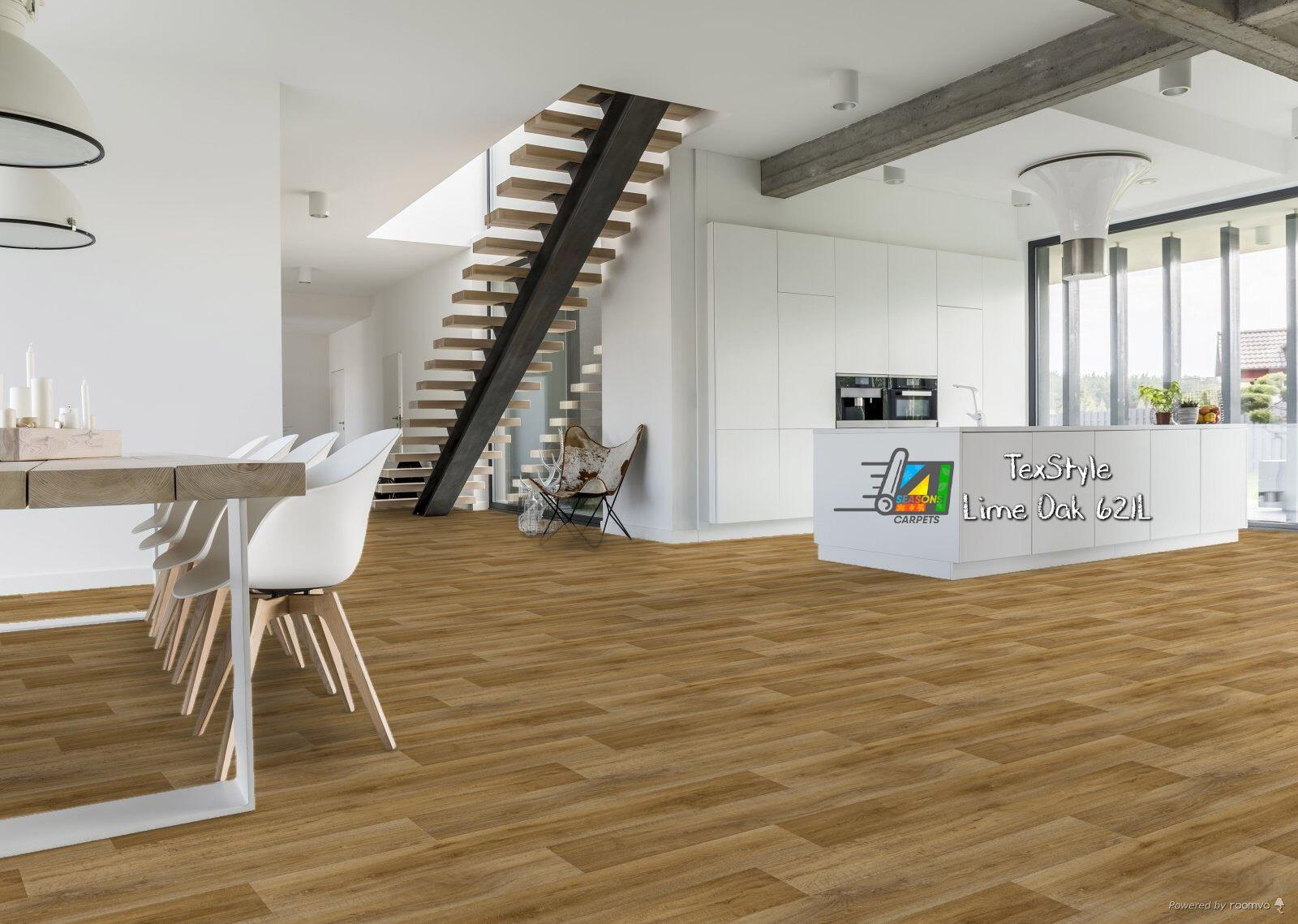 Texstyle Lime Oak 621L - 4m (13') Wide vinyl