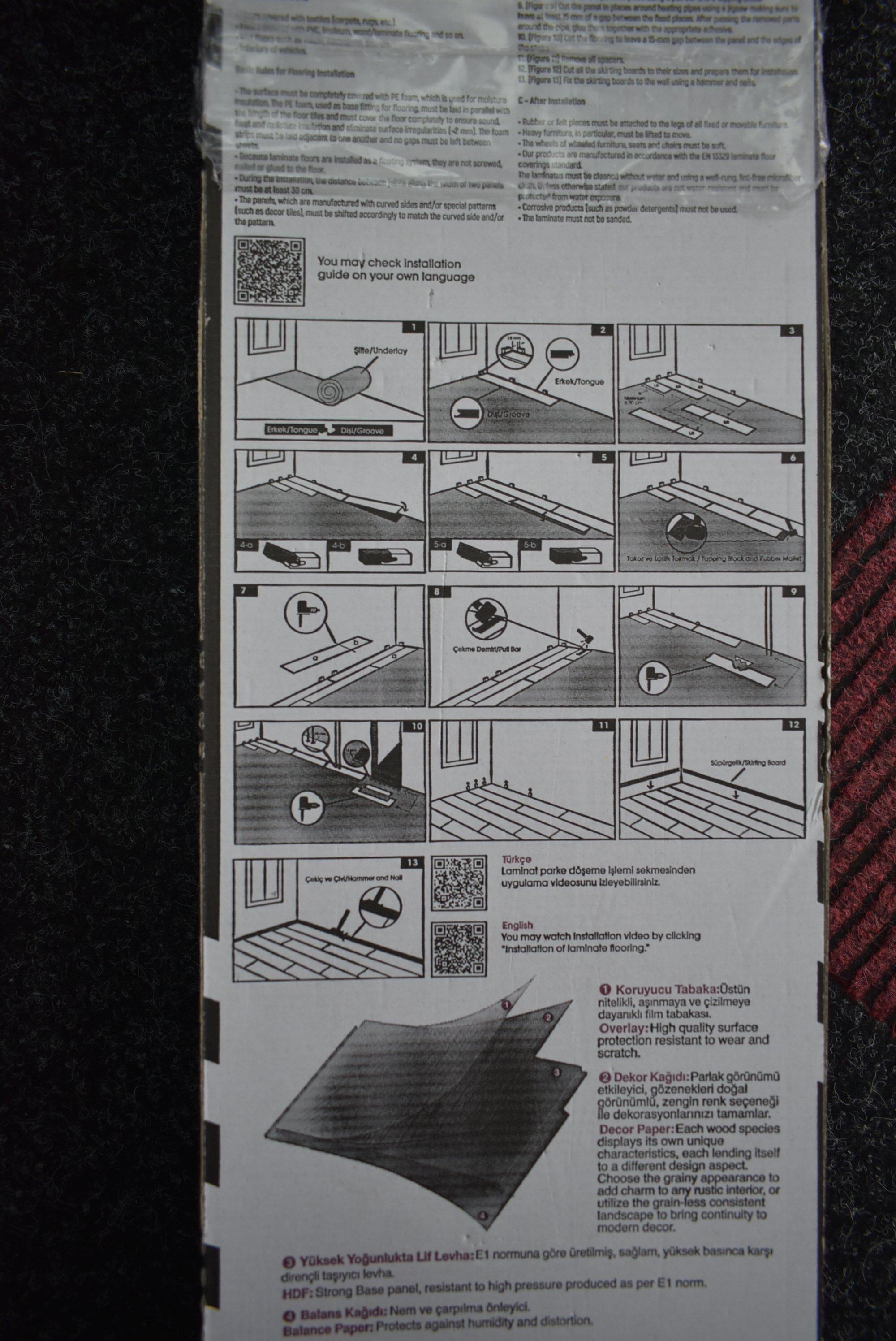 Sunex Merida 8mm laminate 197 x 1205mm planks £9.99/m²