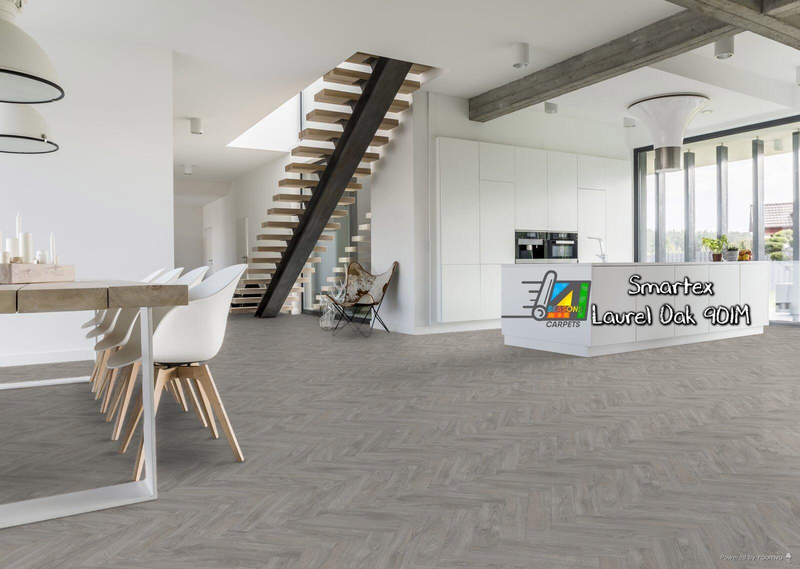 Smartex Laurel Oak 901M - 2m (6' 6") Wide vinyl