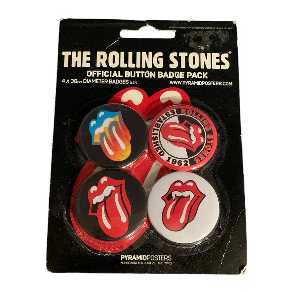 The Rolling Stones Official Button Badge Pack