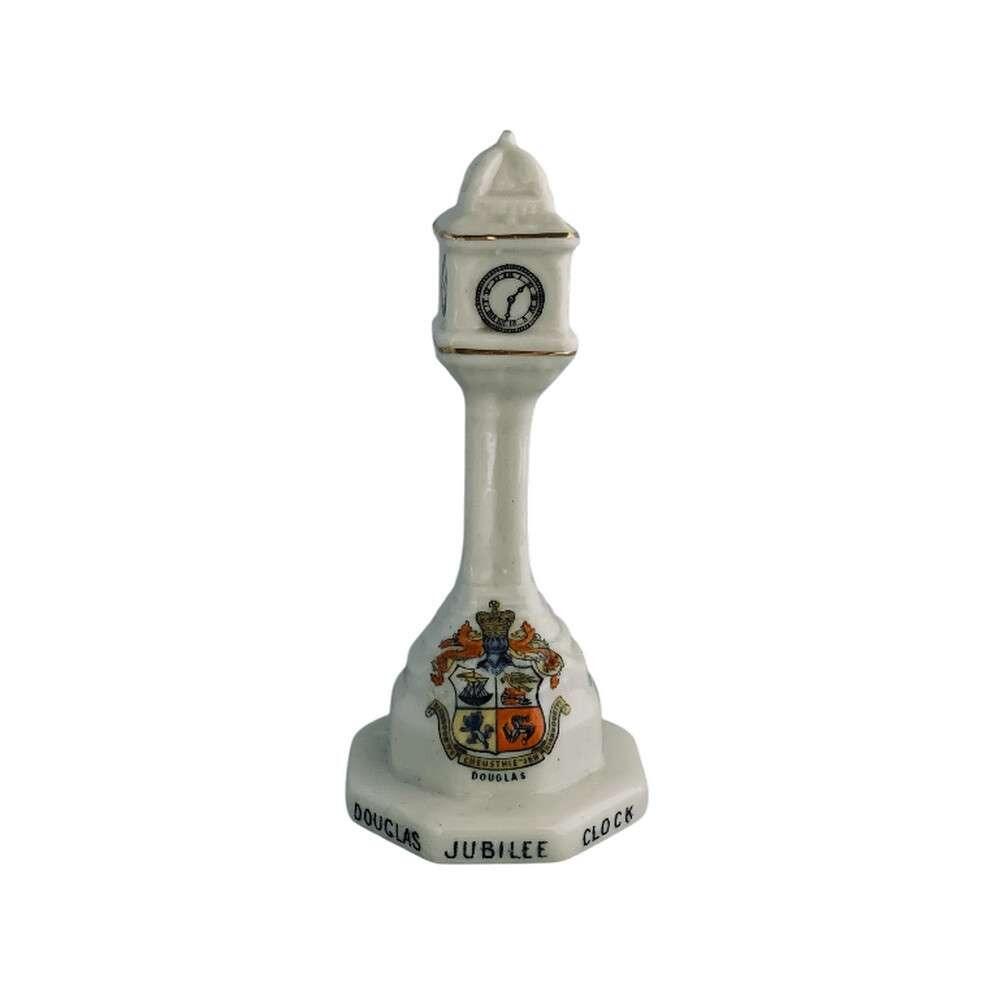 Carlton China Douglas Crest Jubilee Clock