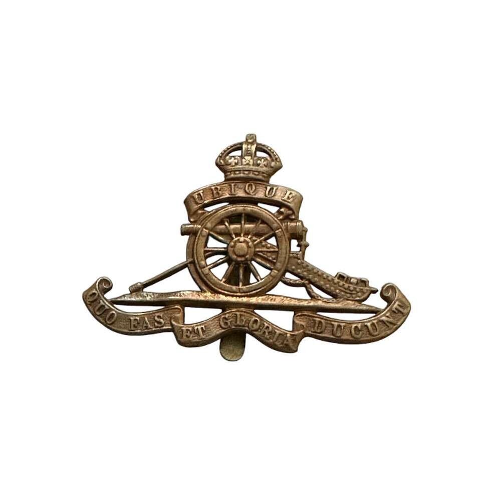Royal Artillery Cap Badge Kings Crown