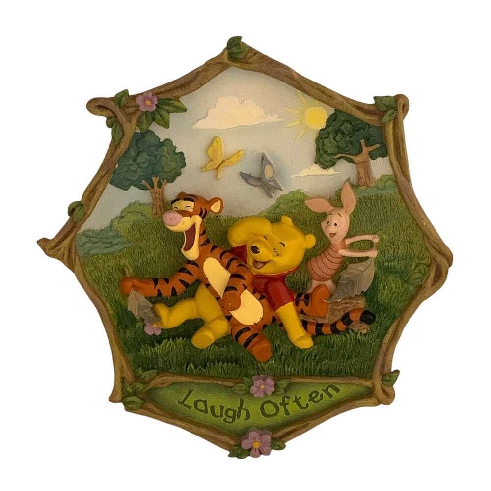 The Bradford Exchange Winnie The Pooh 3D Wall Hanging "Laugh Often"