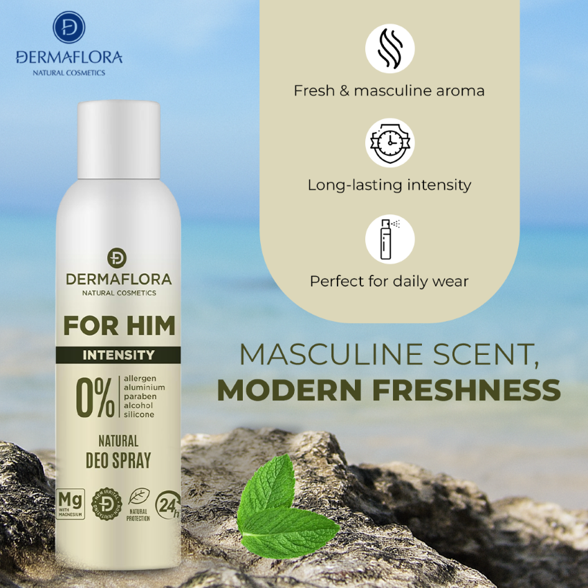 Dermaflora For Him Natural Deo Spray INTENSITY - 150ml