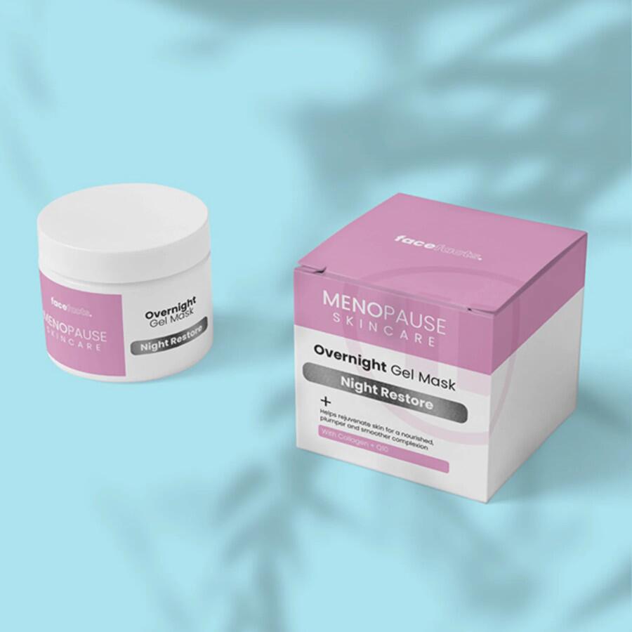 Face Facts Menopause Night Restore Overnight Gel Mask - 50ml
