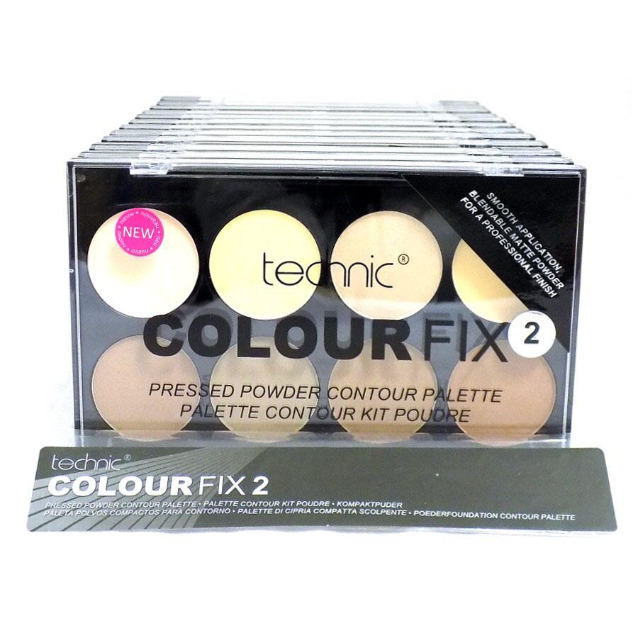 Technic Colour Fix 2 Pressed Powder Contour Palette (12pcs) (26721)