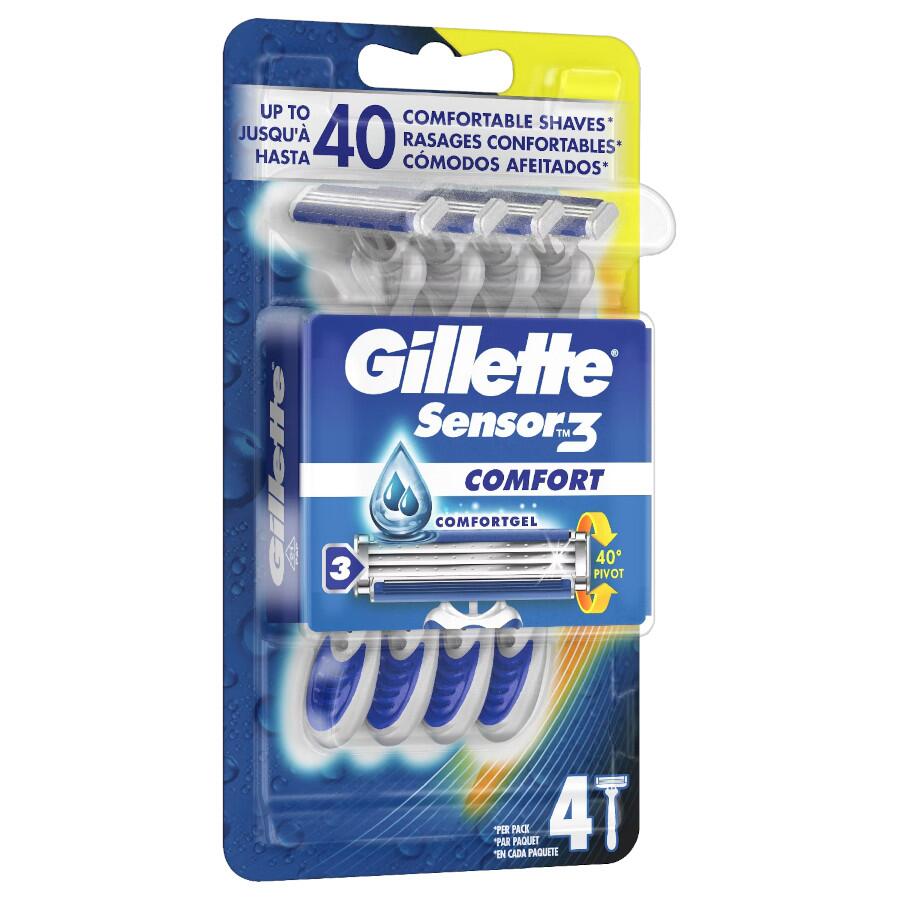 Gillette Sensor3 Comfort 3 Blade Razors - 4pk