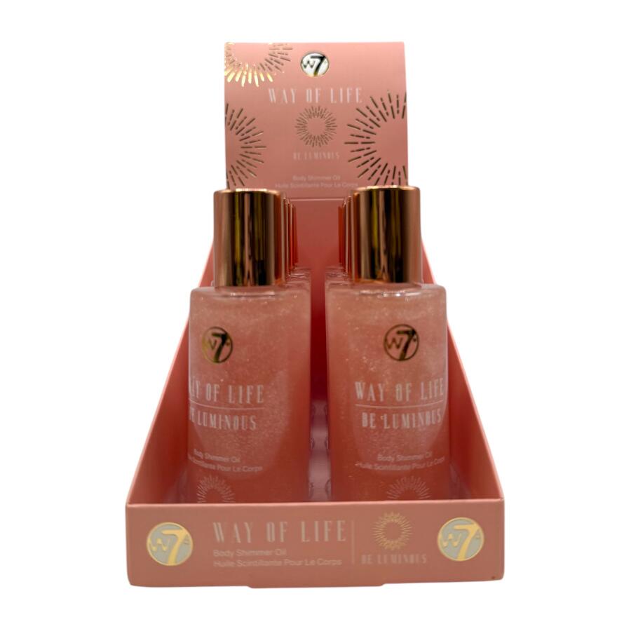 W7 Way Of Life Body Shimmer Oil - Be Luminous (8pcs)
