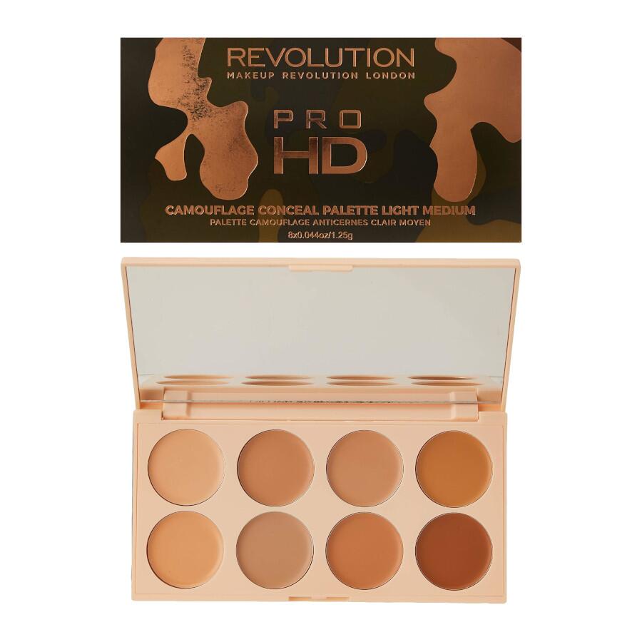Revolution Pro HD Camouflage Concealer Palette - Light Medium