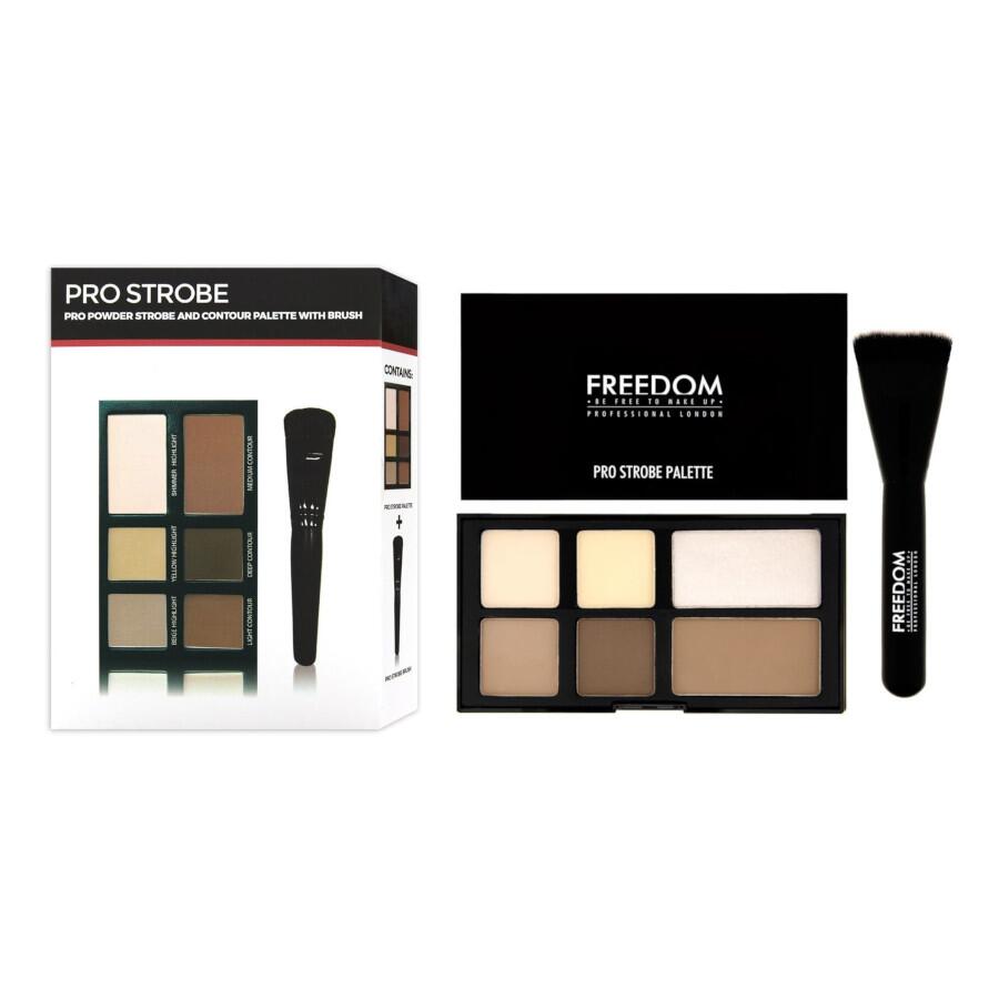 Freedom Pro Powder Strobe And Contour Palette With Brush