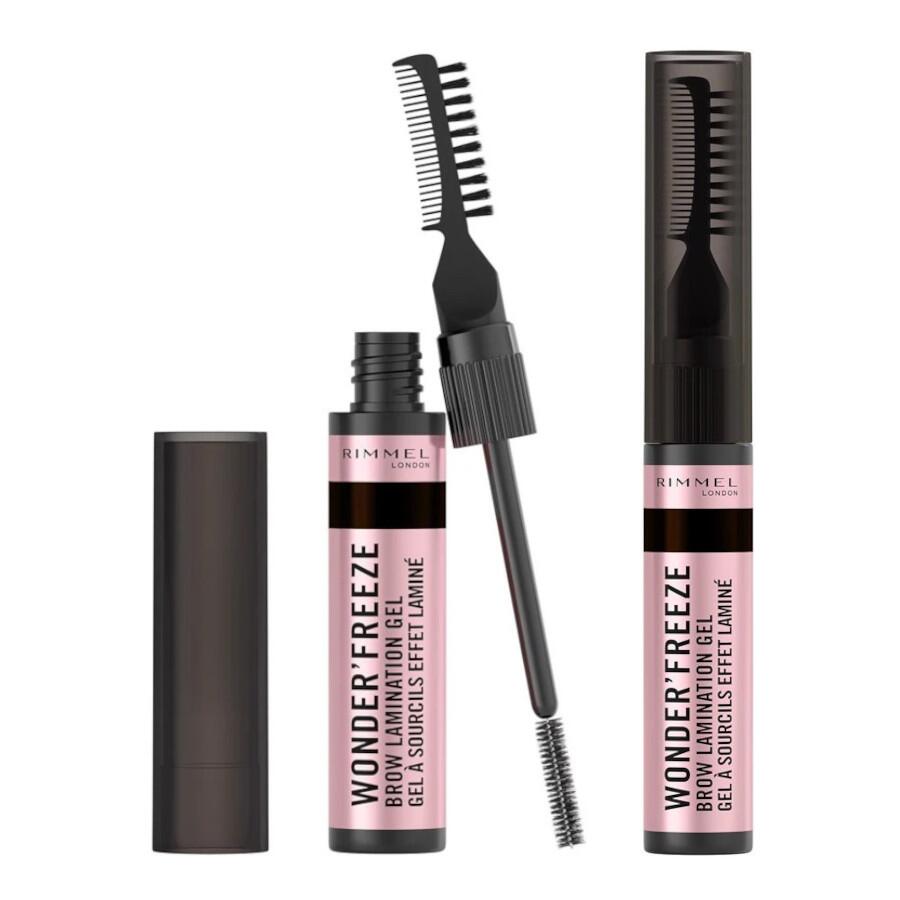 Rimmel Wonder'Freeze Brow Lamination Gel - 004 Deep Brown (9pcs)