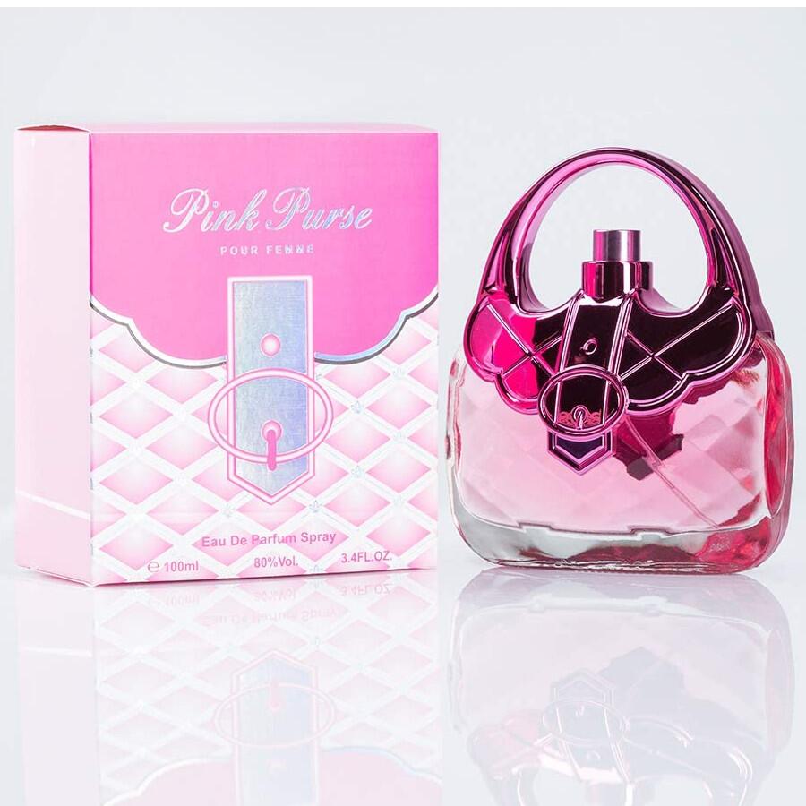 Pink Purse (Ladies 100ml EDP) Saffron, Gucci Rush.