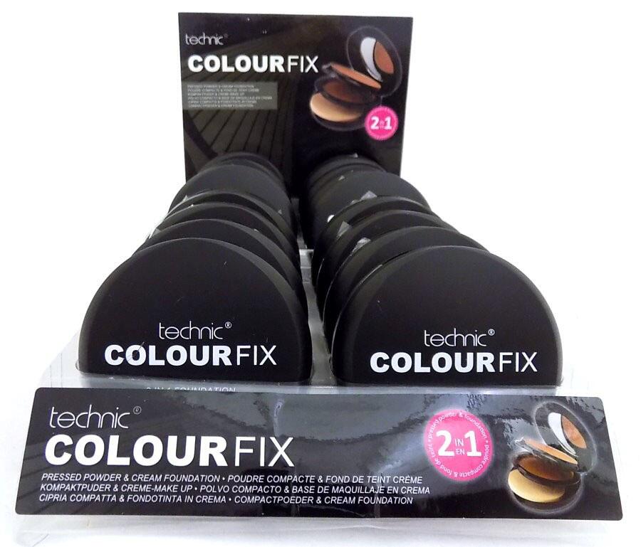 Technic Colour Fix 2 in 1 Pressed Powder & Cream Foundation (16pcs) (24704)