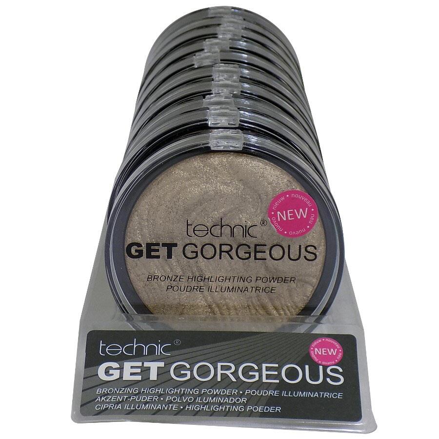 Technic Get Gorgeous Bronzing Highlighting Powder (10 Pcs) (26803)