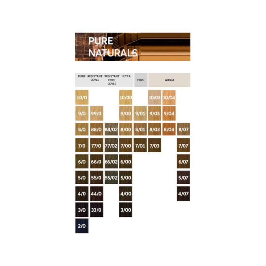 Wella Professionals Koleston Perfect Permanent Hair Colour Chart ...