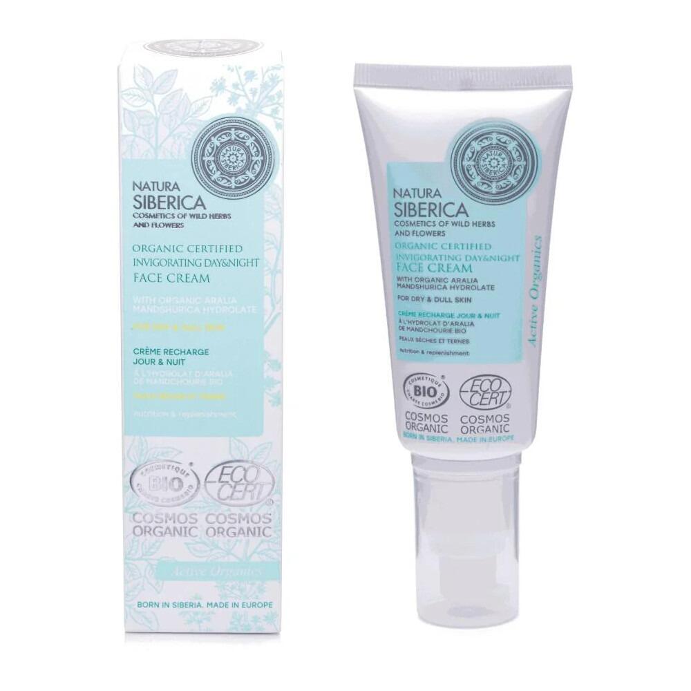 Natura Siberica Organic Certified Invigorating Day & Night Face Cream ...